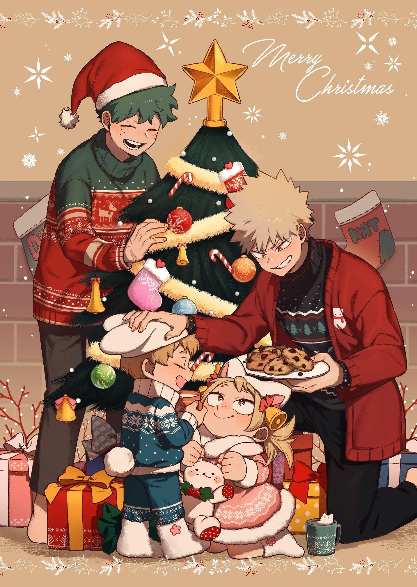 My Hero Academia Christmas Wallpapers - Top Free My Hero Academia ...