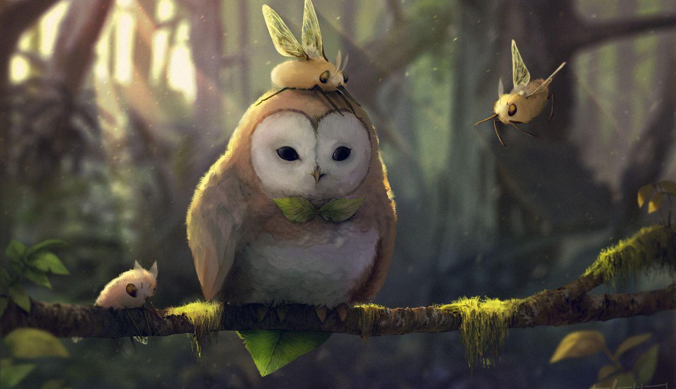 Owl Laptop Wallpapers - Top Free Owl Laptop Backgrounds - WallpaperAccess