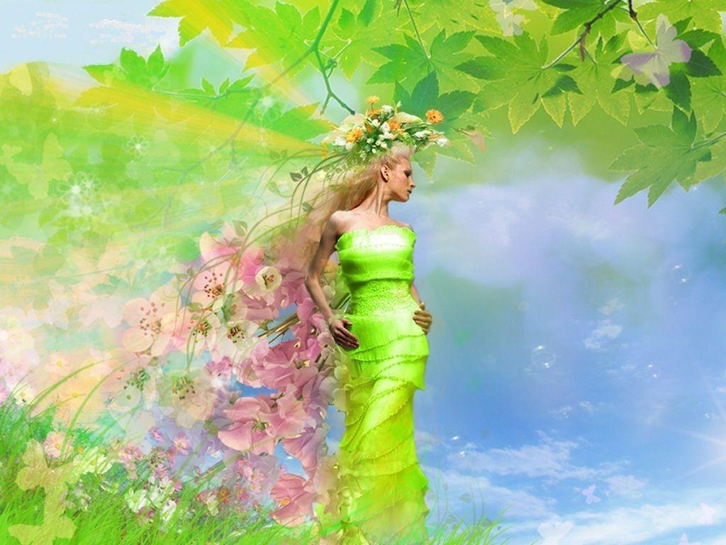 Spring Fairy Desktop Wallpapers - Top Free Spring Fairy Desktop Backgrounds - WallpaperAccess