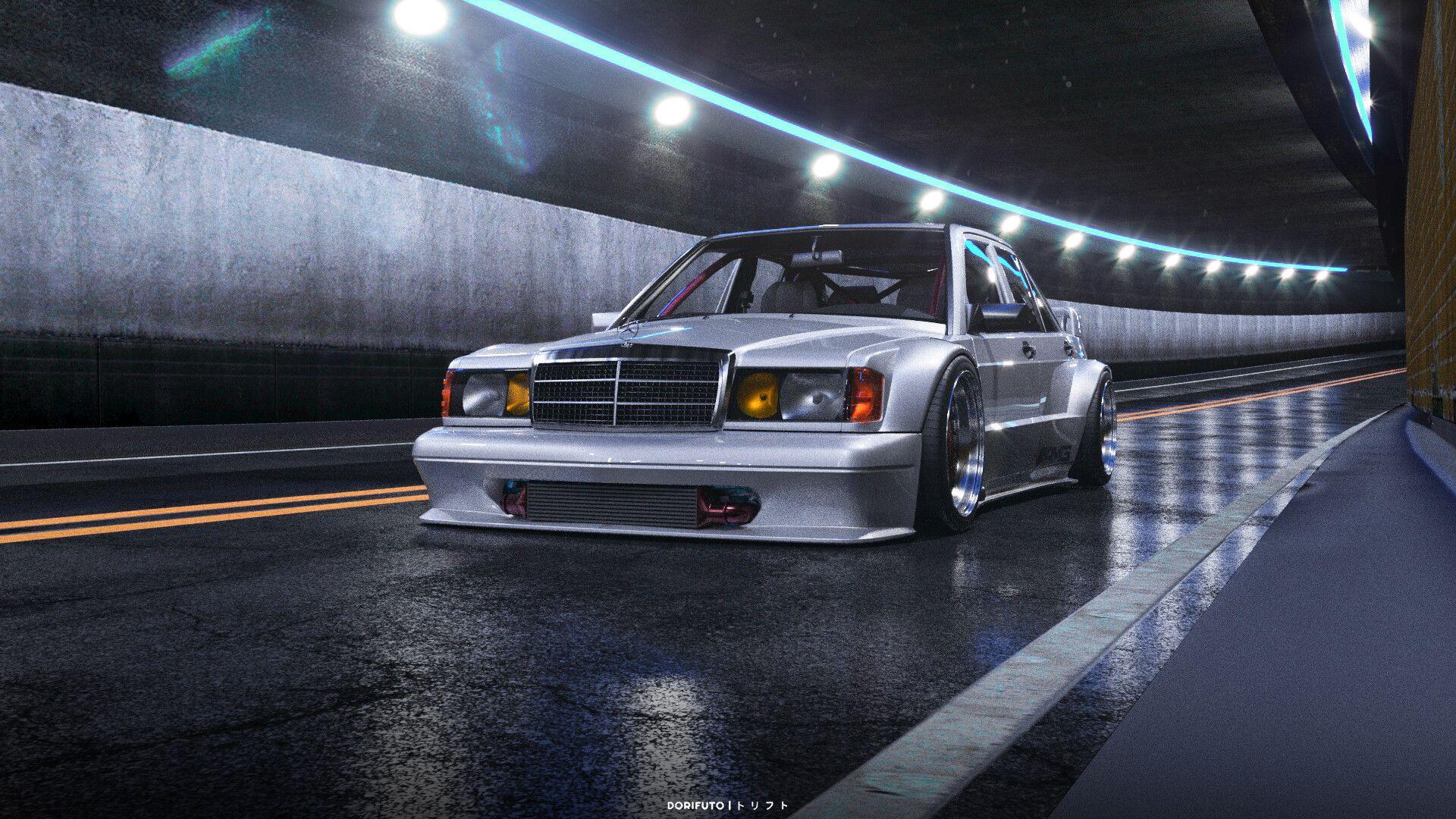 Mercedes 190e Wallpapers - Top Free Mercedes 190e Backgrounds - WallpaperAccess