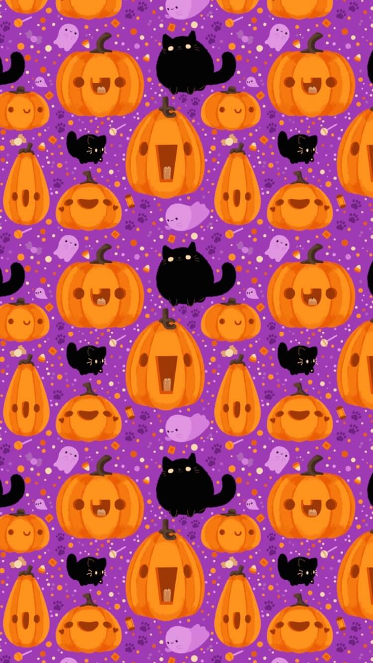 Pumpkin Pattern Wallpapers - Top Free Pumpkin Pattern Backgrounds ...
