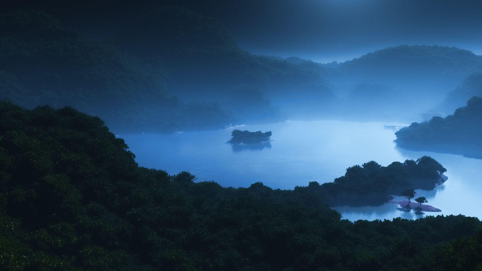 Moonlight Forest Wallpapers - Top Free Moonlight Forest Backgrounds ...