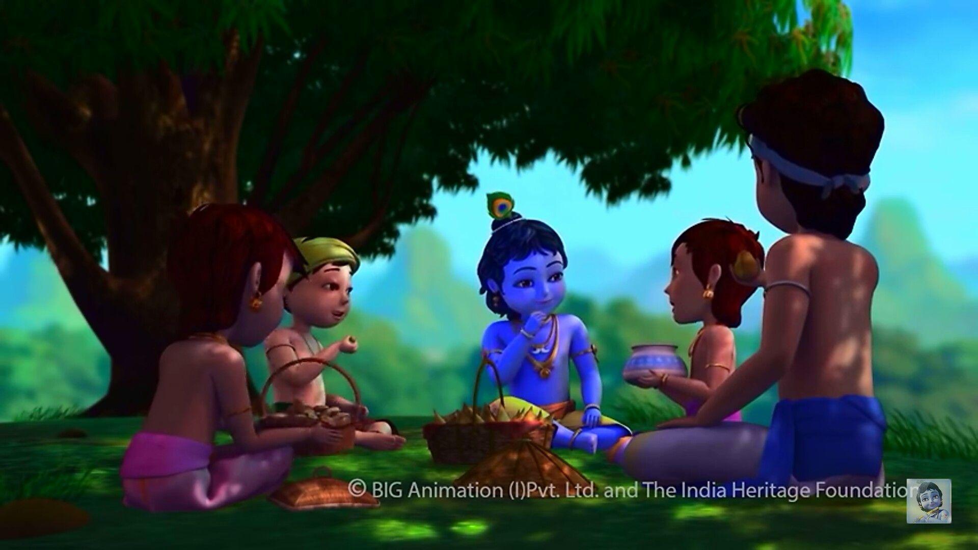 Little Krishna 3D Wallpapers - Top Free Little Krishna 3D Backgrounds ...