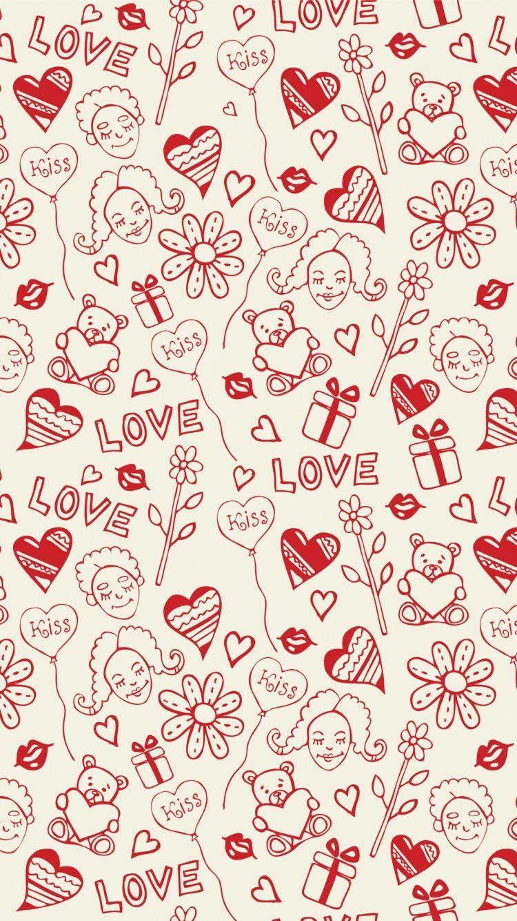 Heart Pattern Wallpapers - Top Free Heart Pattern Backgrounds ...
