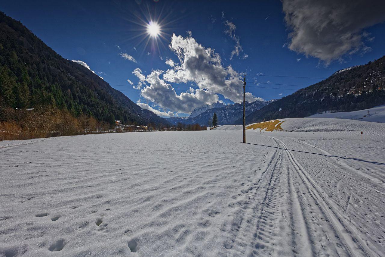 Winter Clouds Desktop Wallpapers - Top Free Winter Clouds Desktop ...