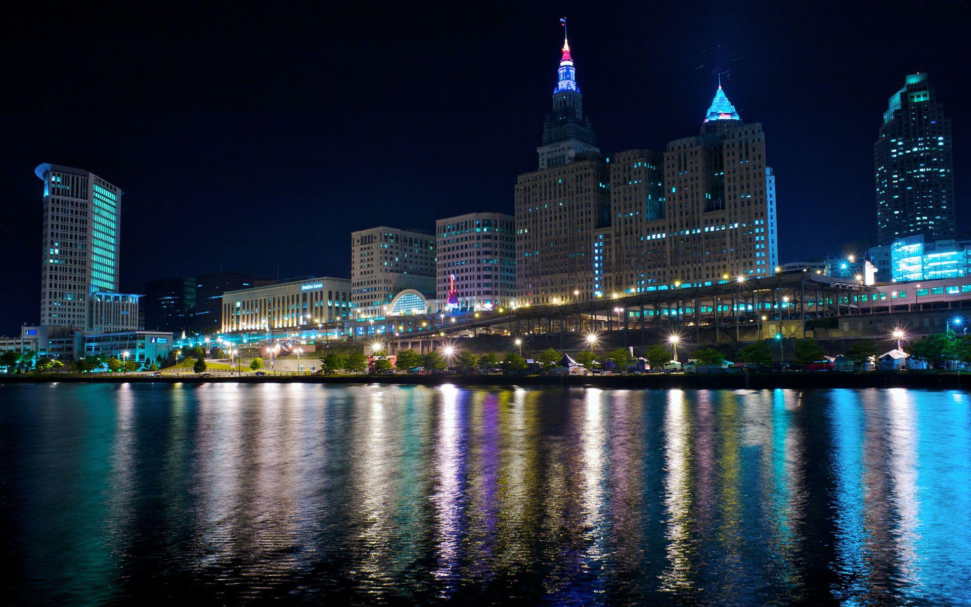 Cleveland Skyline Wallpapers - Top Free Cleveland Skyline Backgrounds ...