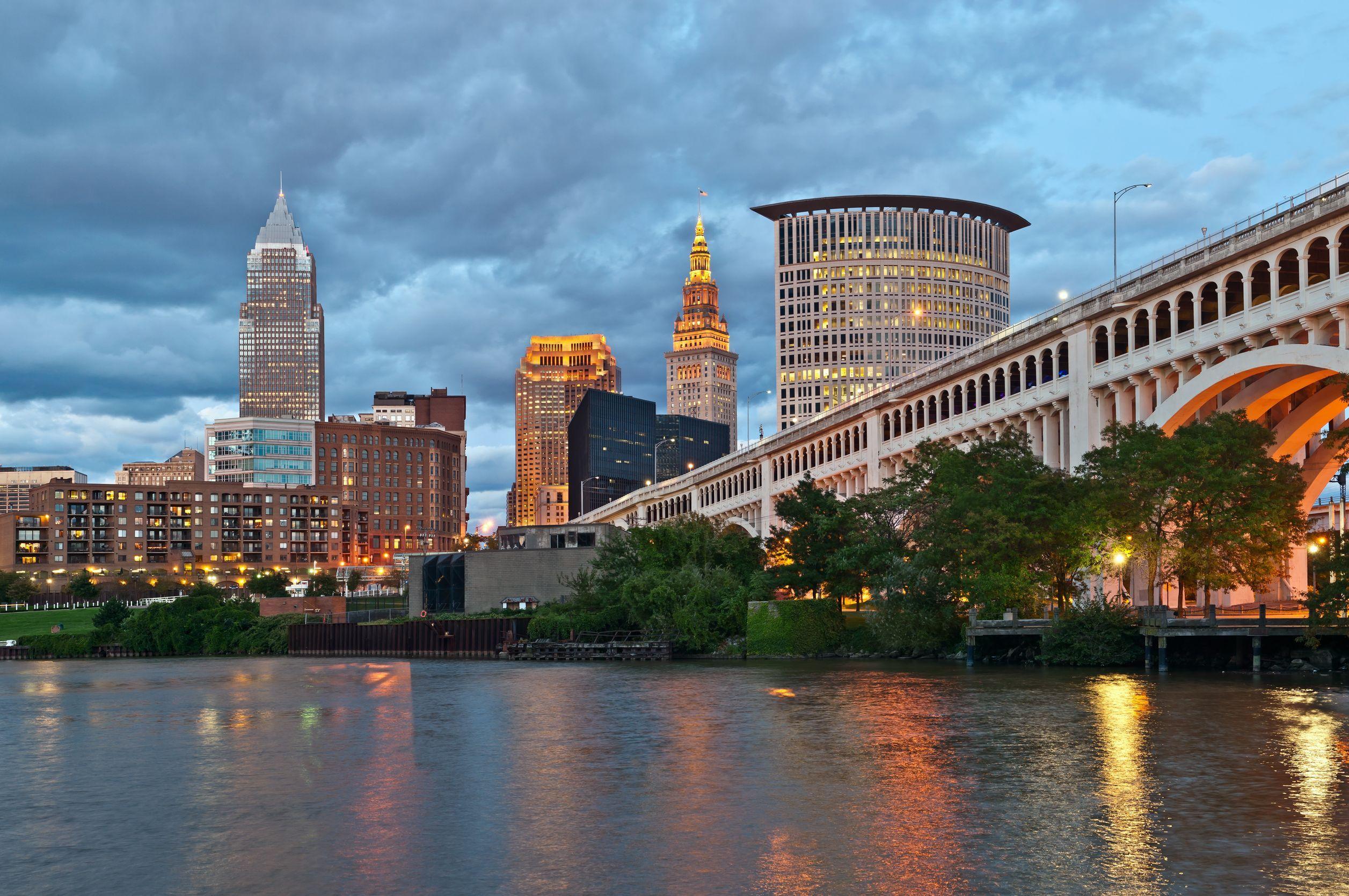 Cleveland Skyline Wallpapers - Top Free Cleveland Skyline Backgrounds ...