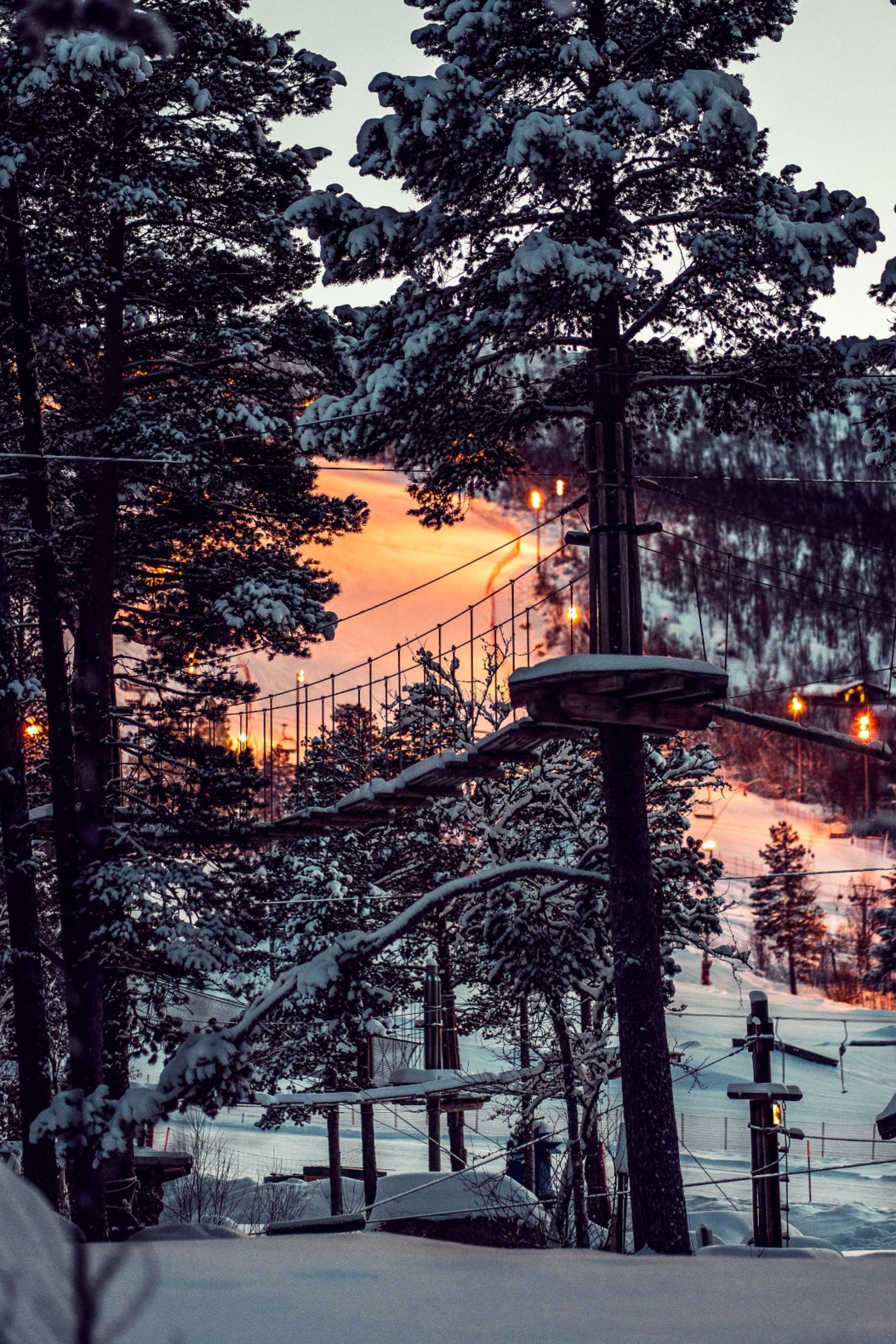 Winter Dusk Wallpapers - Top Free Winter Dusk Backgrounds - WallpaperAccess