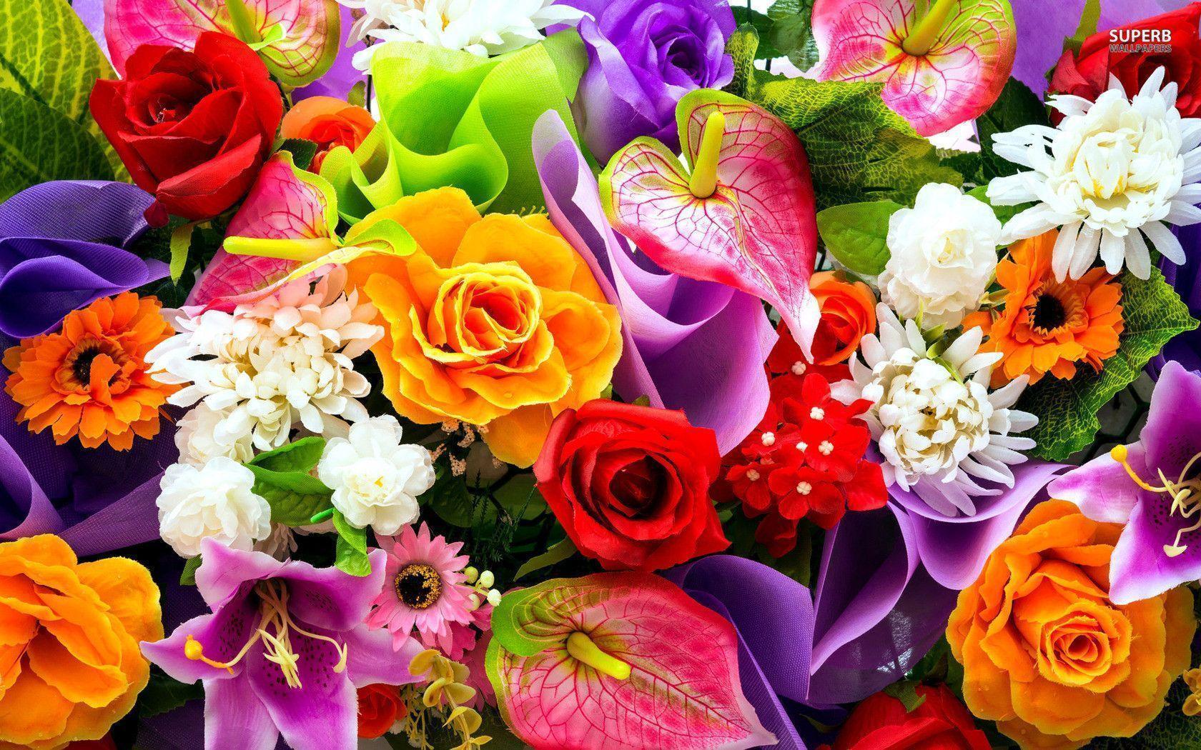 Colorful Flower Art Wallpapers - Top Free Colorful Flower Art ...