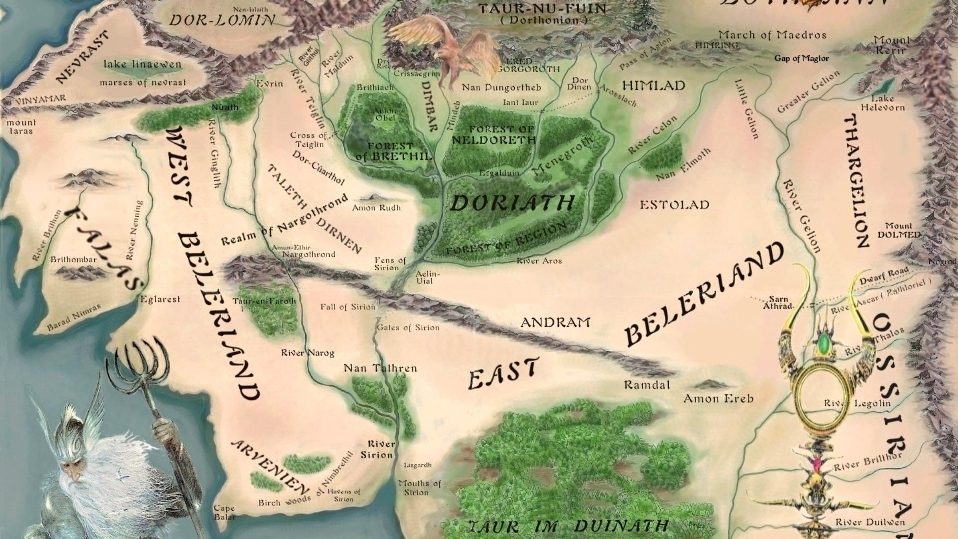 Middle Earth Map Wallpapers - Top Free Middle Earth Map Backgrounds ...