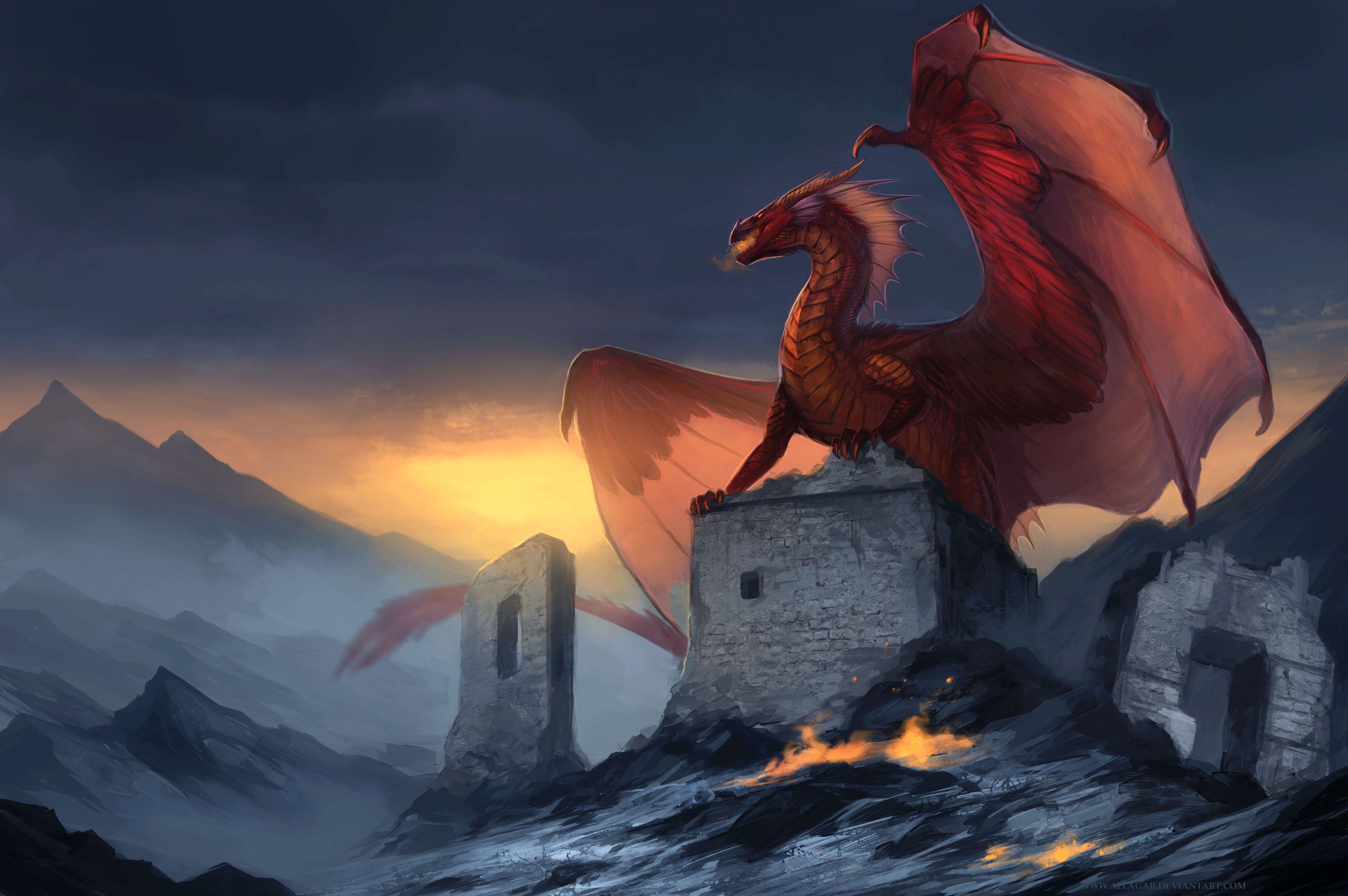 Red Fantasy Wallpapers - Top Free Red Fantasy Backgrounds - WallpaperAccess