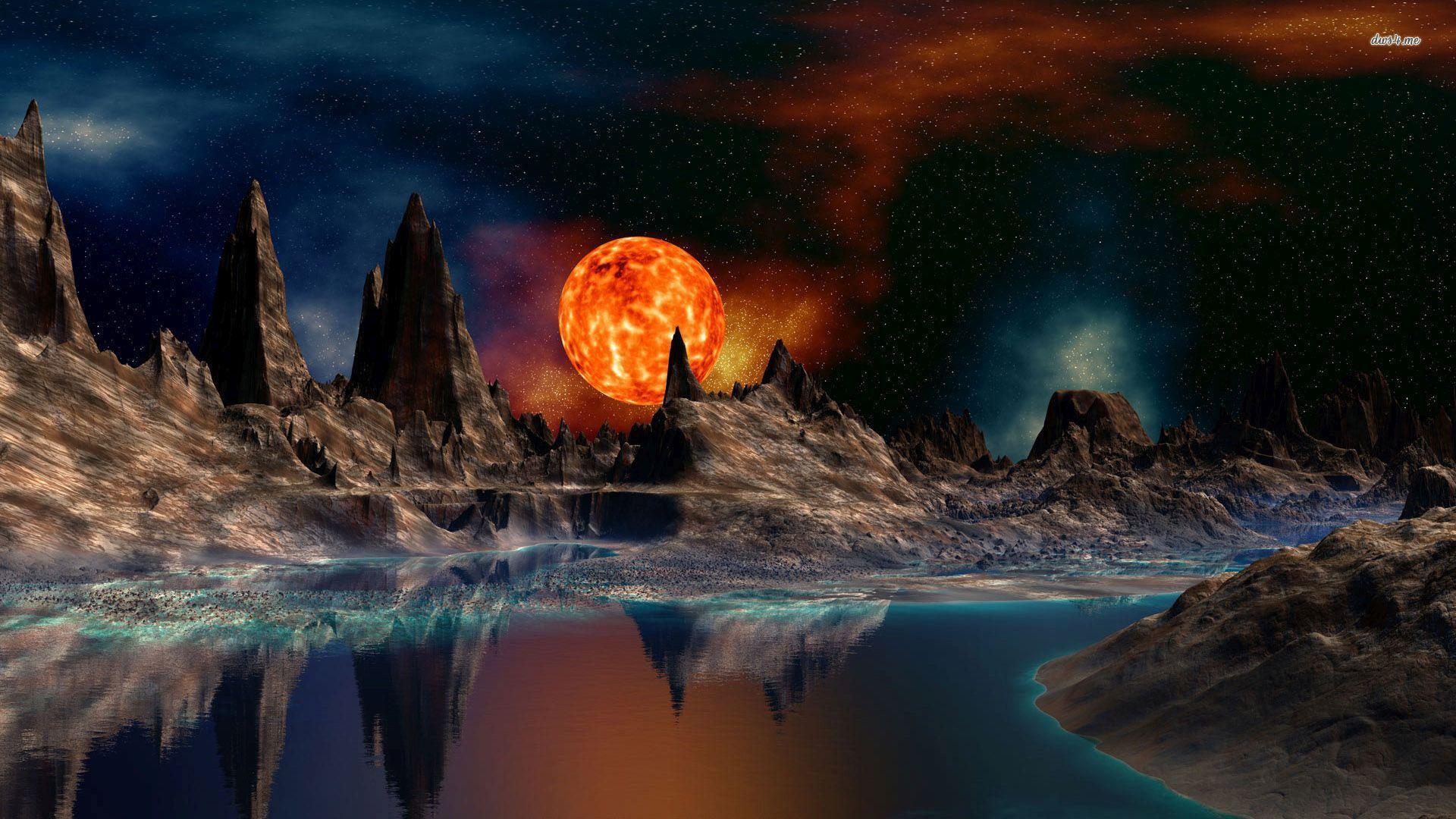 Fantasy Moon Wallpapers - Top Free Fantasy Moon Backgrounds ...