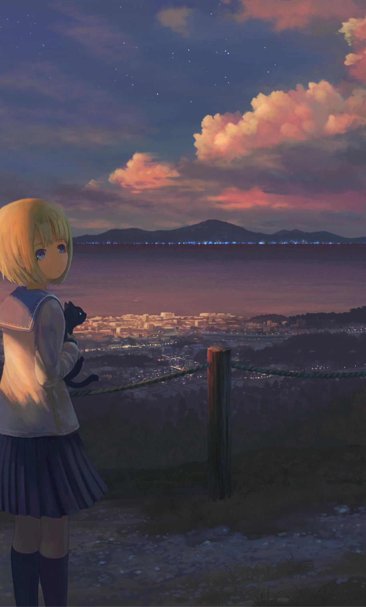 Alone Girl Anime Wallpapers - Top Free Alone Girl Anime Backgrounds ...