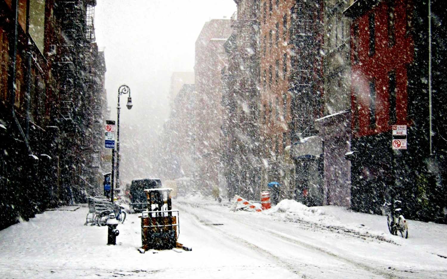 Street Snow Wallpapers - Top Free Street Snow Backgrounds - WallpaperAccess