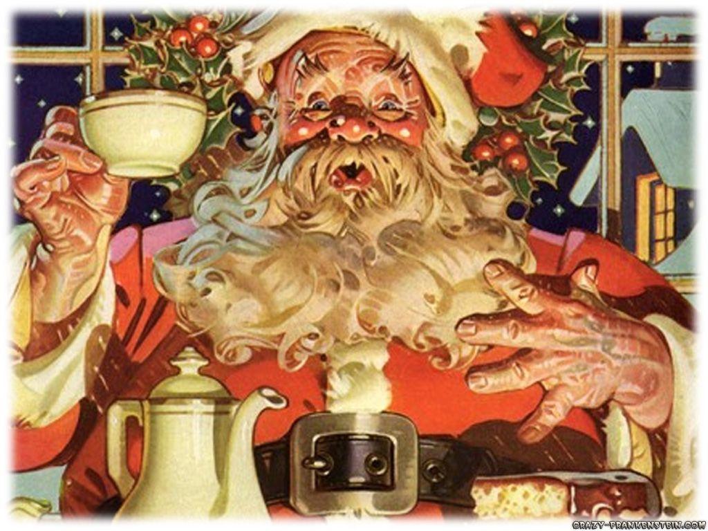Vintage Santa Claus Wallpapers - Top Free Vintage Santa Claus ...