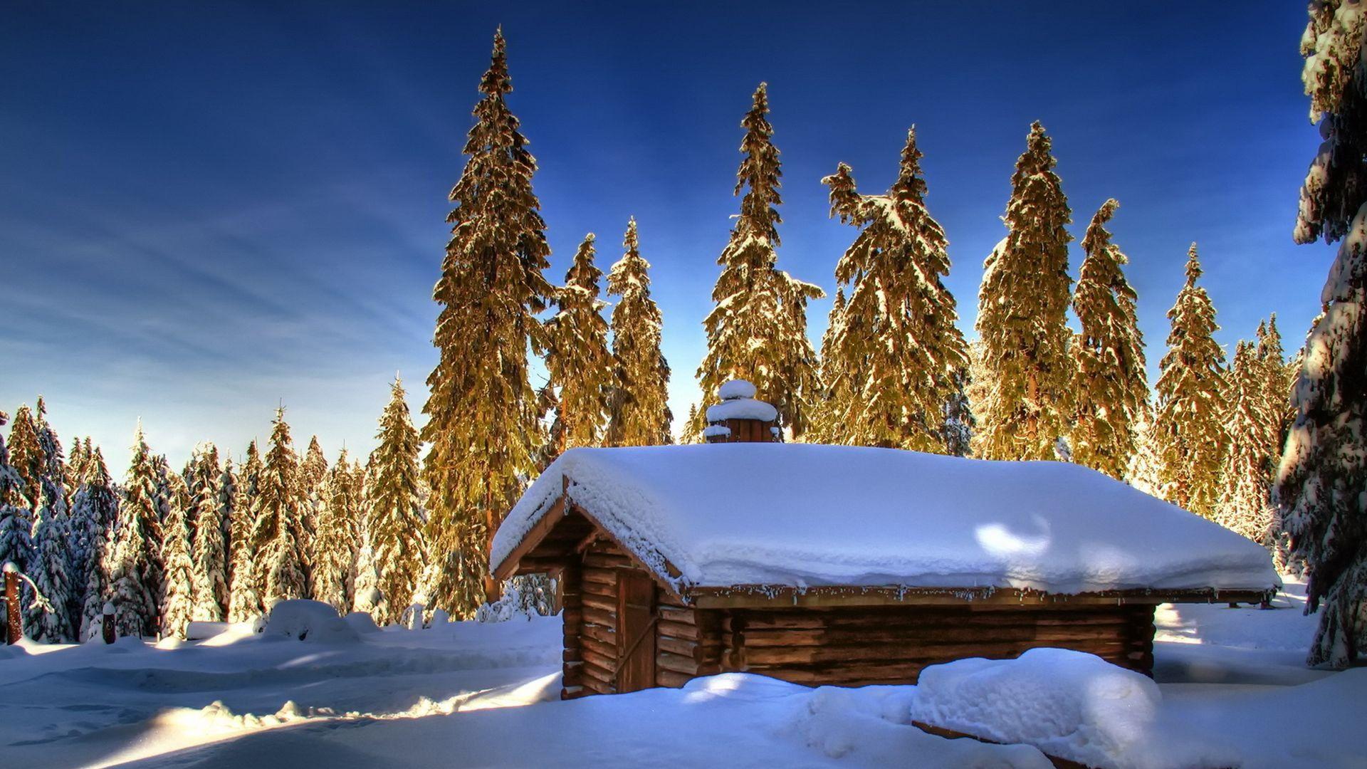 Log Cabin Winter Wallpapers - Top Free Log Cabin Winter Backgrounds ...