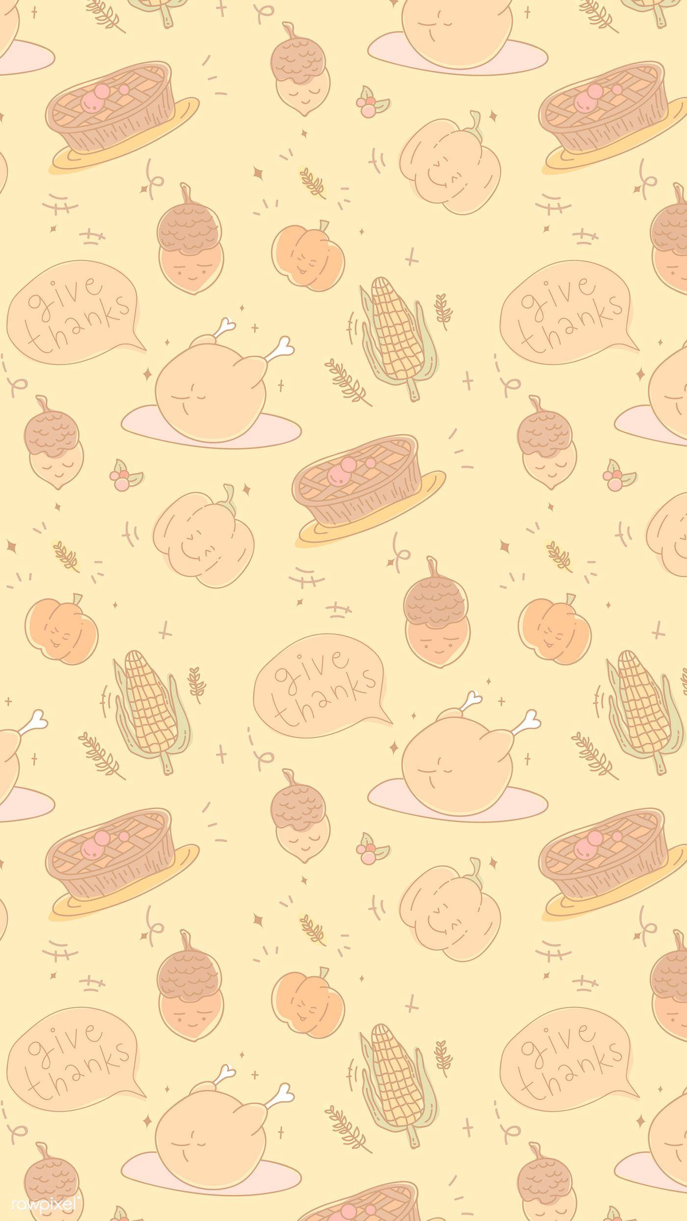 Thanksgiving Pattern Wallpapers - Top Free Thanksgiving Pattern ...