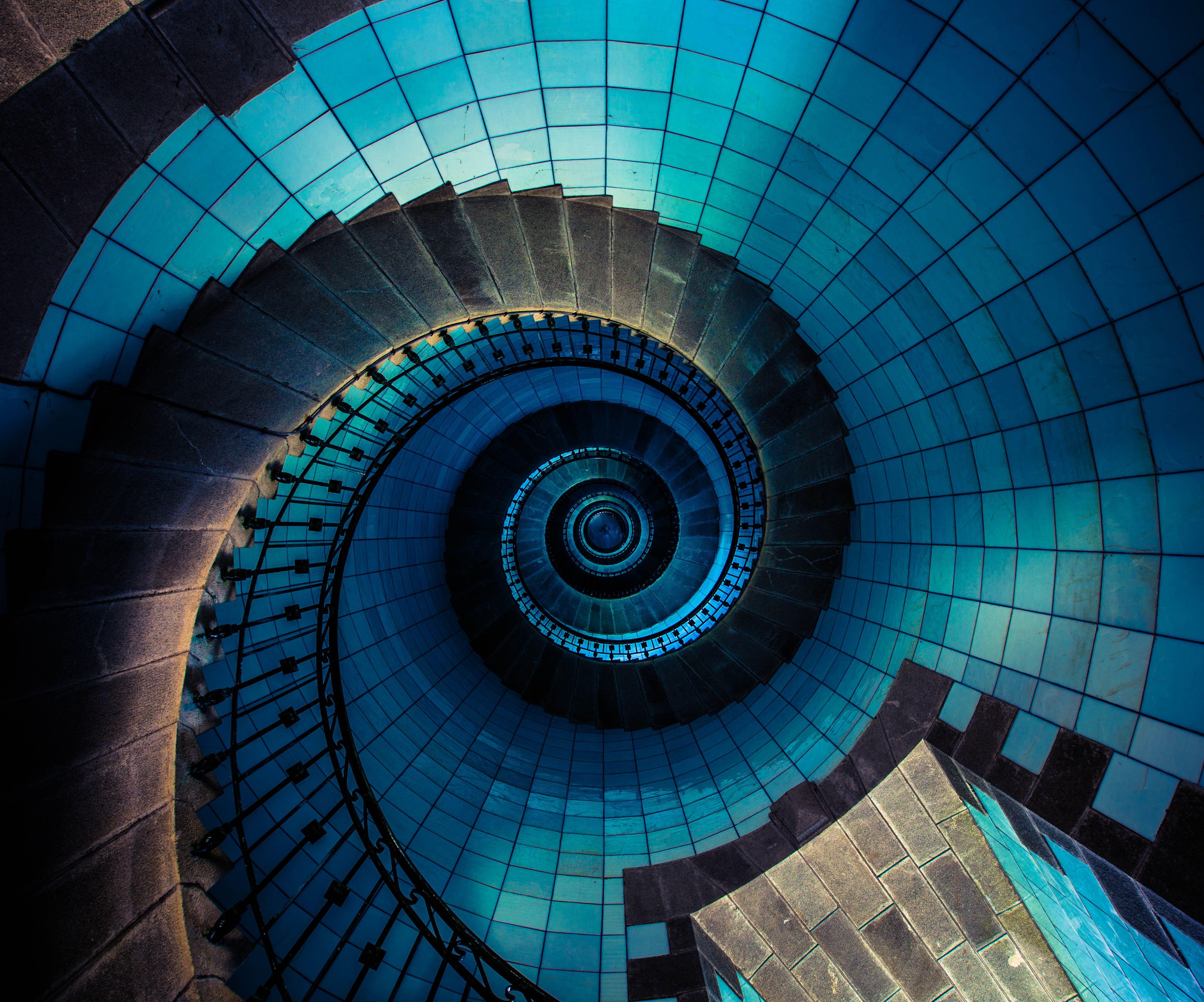 Blue Spiral Wallpapers - Top Free Blue Spiral Backgrounds - WallpaperAccess