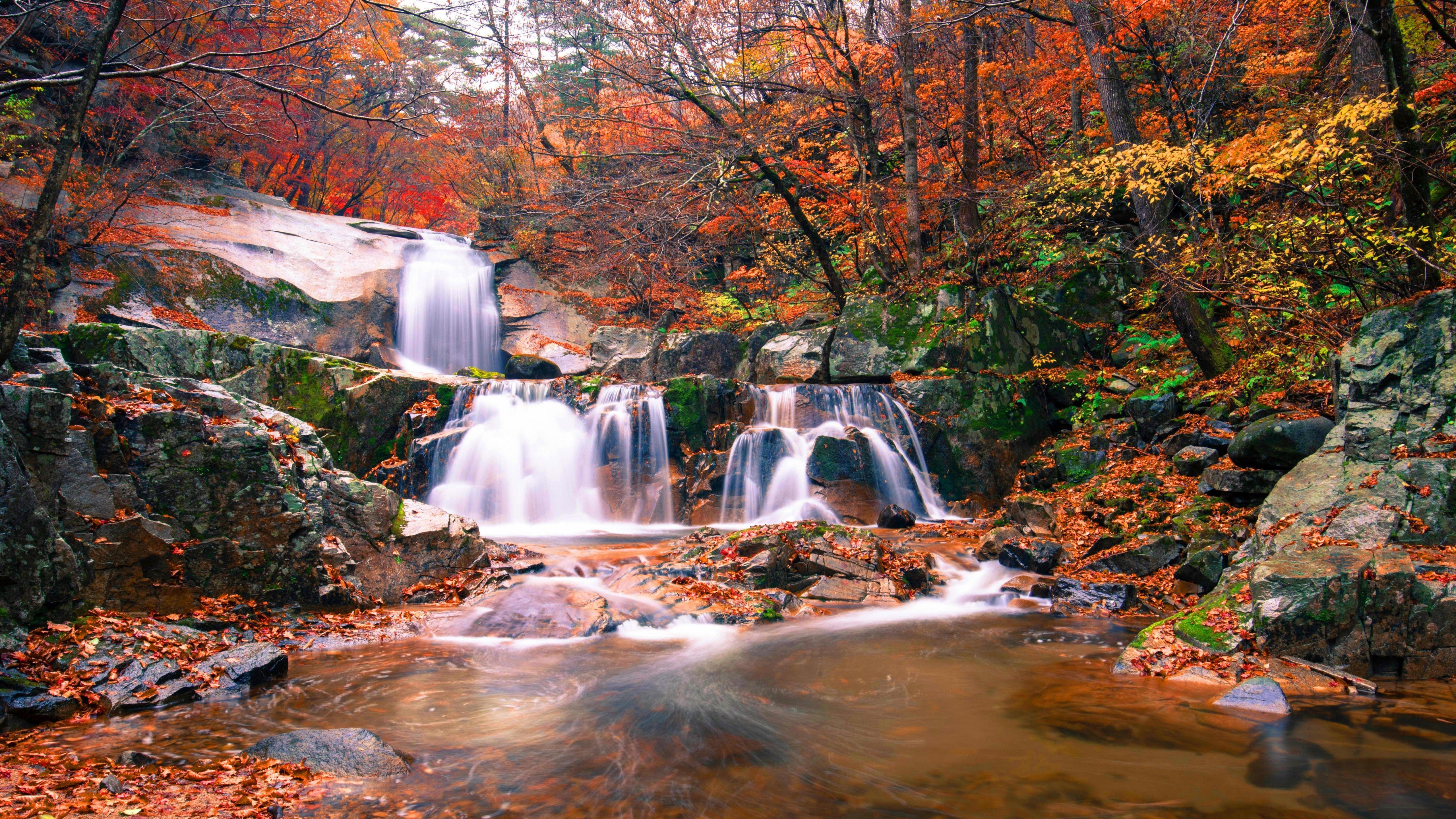 Autumn Waterfall Desktop Wallpapers - Top Free Autumn Waterfall Desktop ...