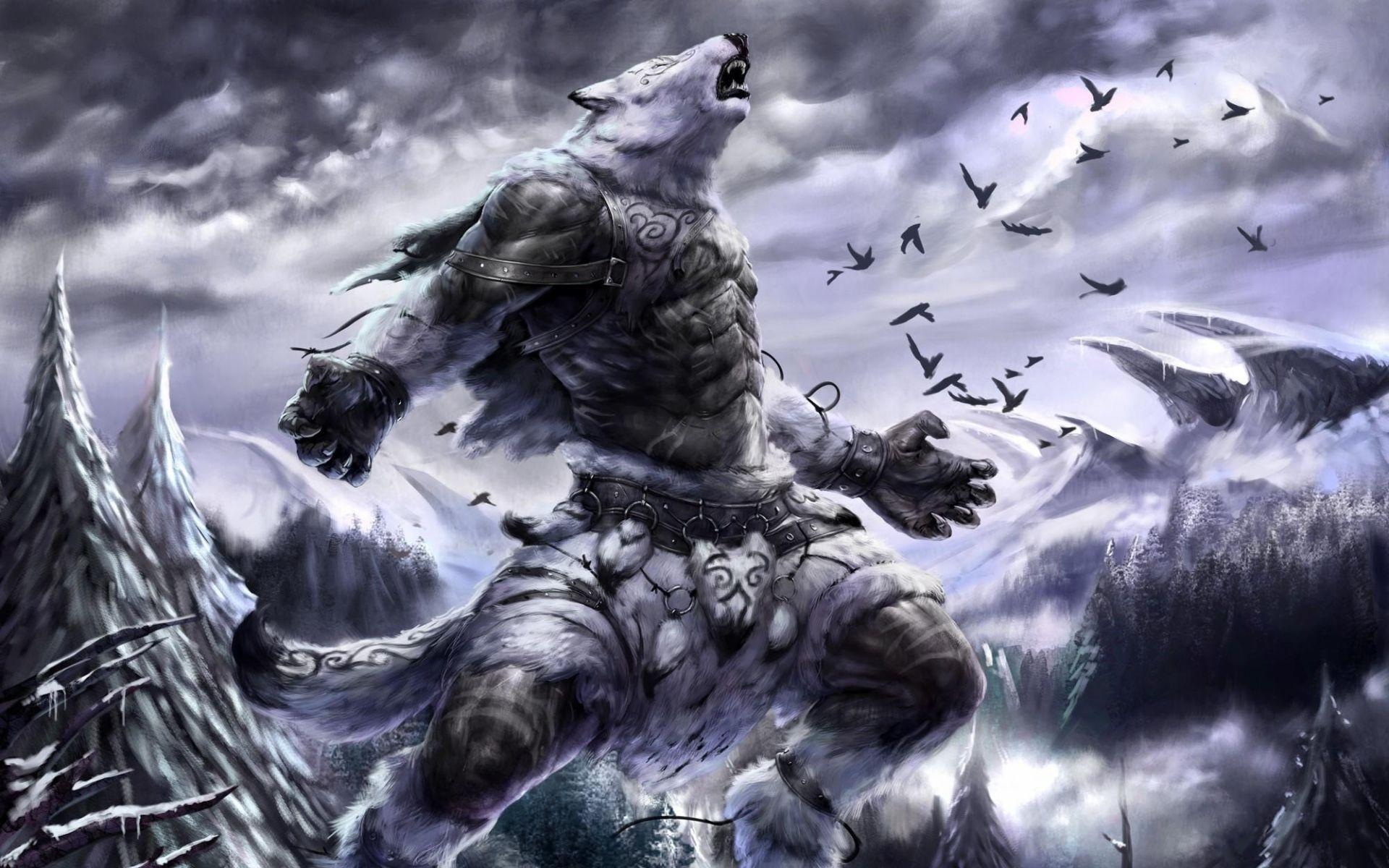 Skyrim Werewolf Wallpapers - Top Free Skyrim Werewolf Backgrounds ...