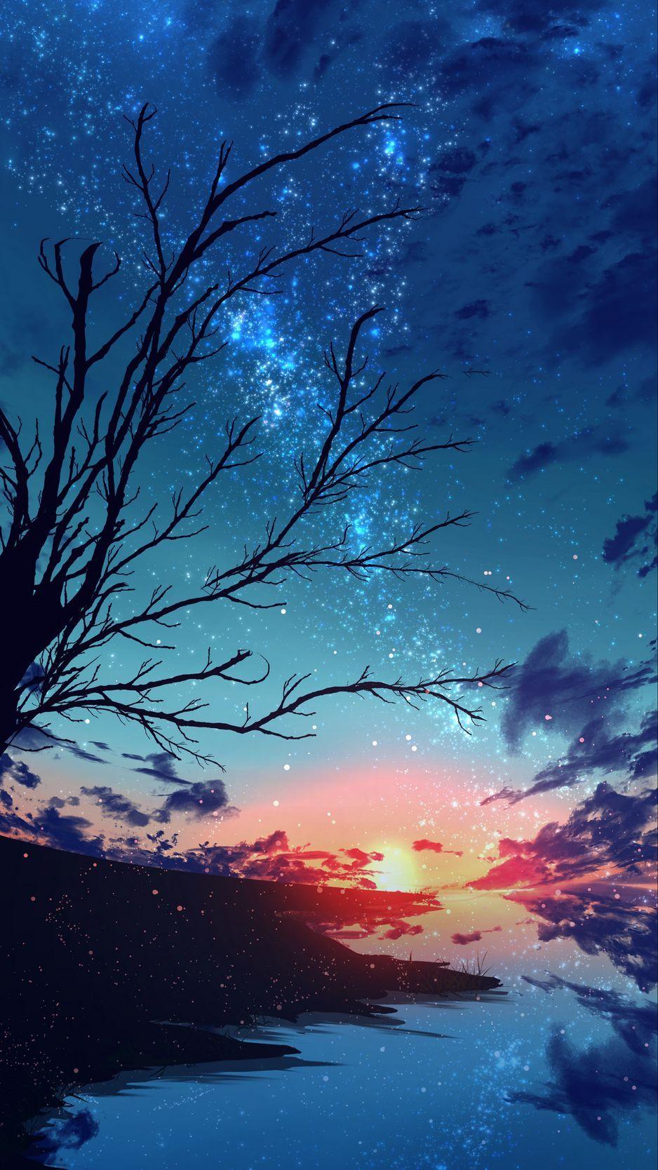 Blue Sunset Art Wallpapers - Top Free Blue Sunset Art Backgrounds ...