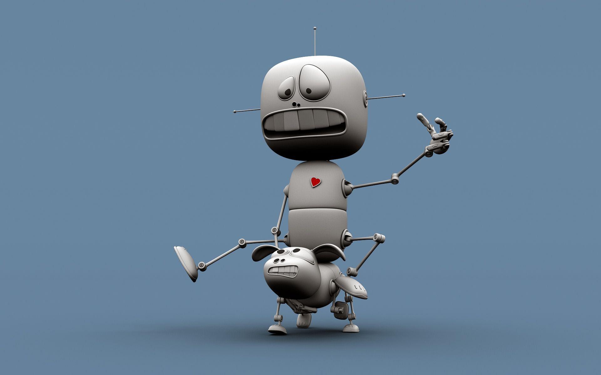 Cute Robot Desktop Wallpapers - Top Free Cute Robot Desktop Backgrounds ...