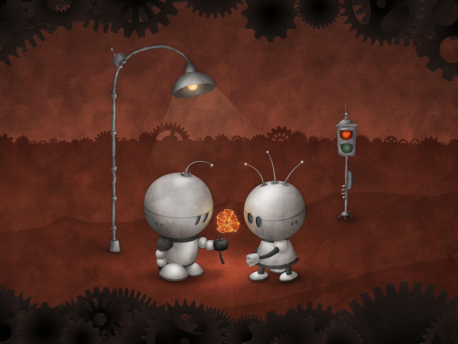 Cute Robot Desktop Wallpapers - Top Free Cute Robot Desktop Backgrounds ...