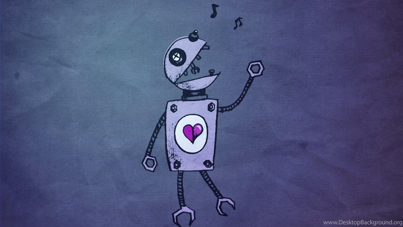 Cute Robot Desktop Wallpapers - Top Free Cute Robot Desktop Backgrounds ...