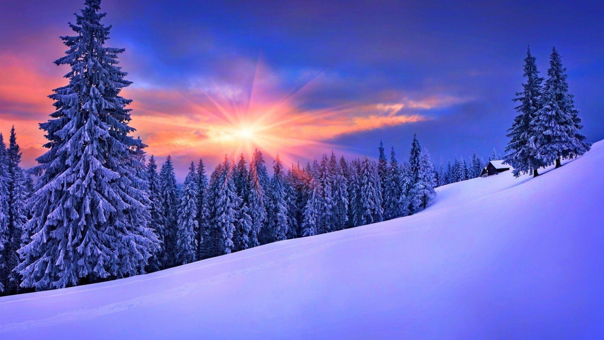 Countryside Winter Wallpapers - Top Free Countryside Winter Backgrounds ...