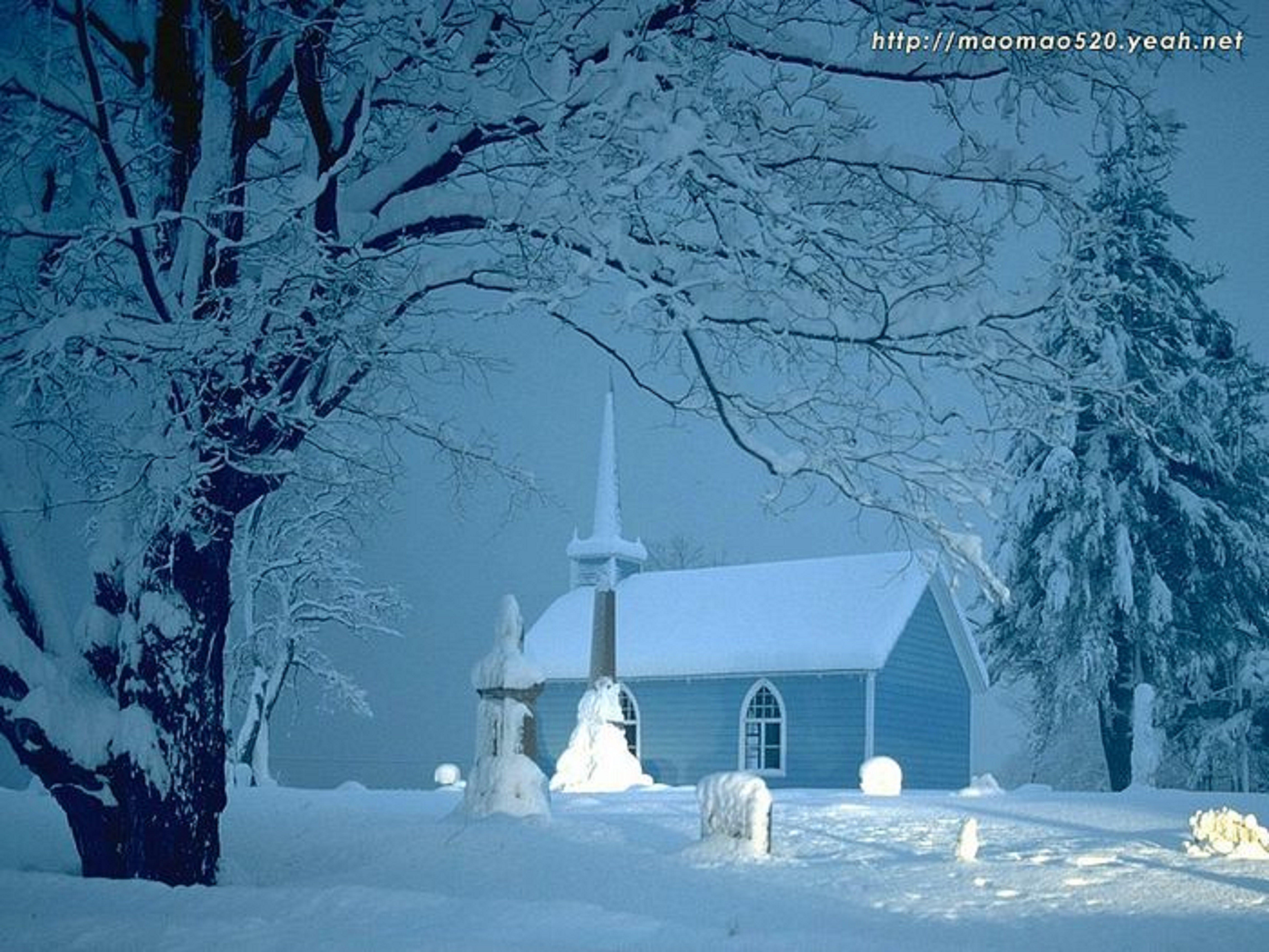 Winter Church Wallpapers - Top Free Winter Church Backgrounds ...