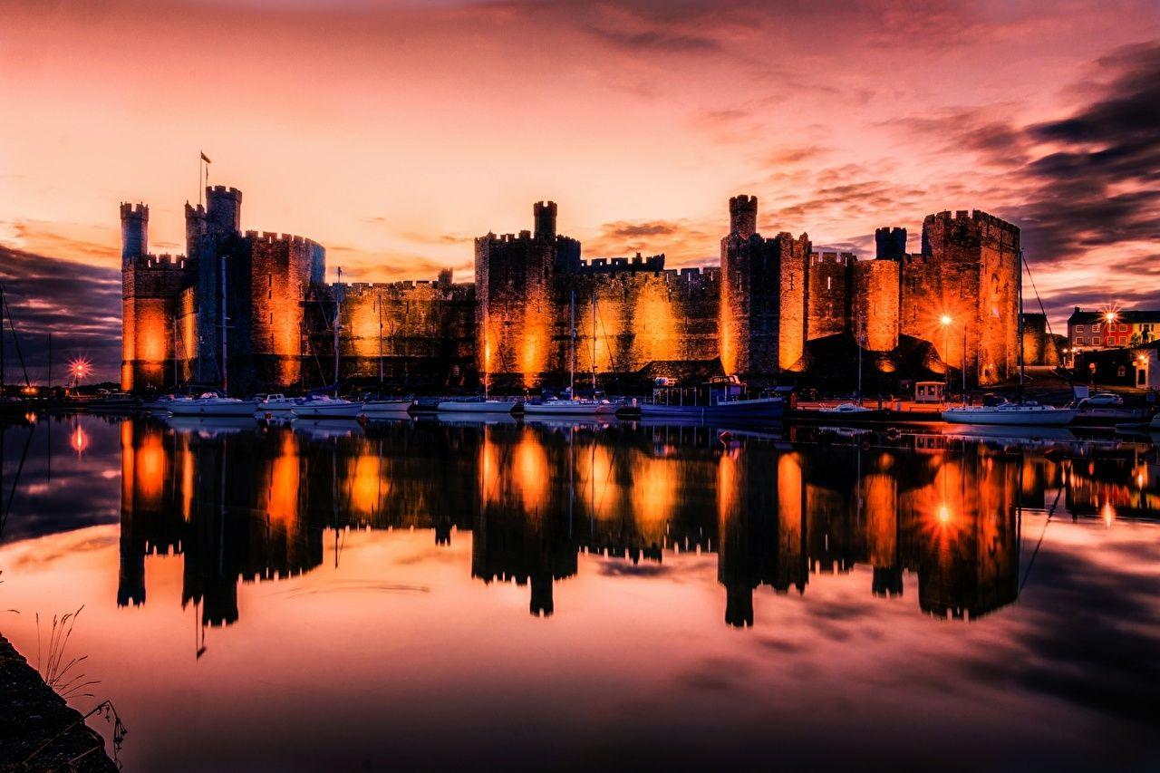 Castle Sunset Wallpapers - Top Free Castle Sunset Backgrounds ...