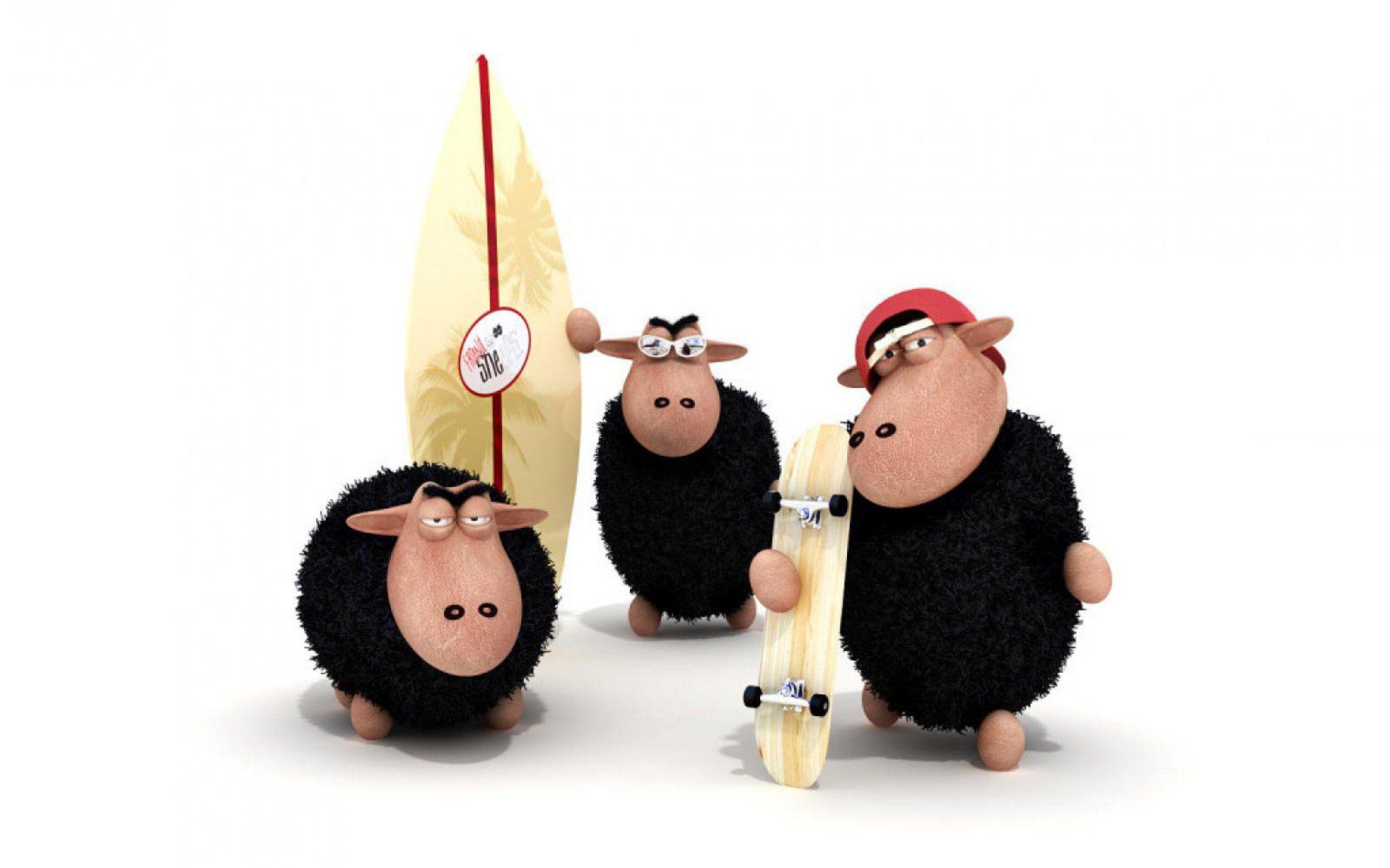 Cartoon Sheep Wallpapers - Top Free Cartoon Sheep Backgrounds ...