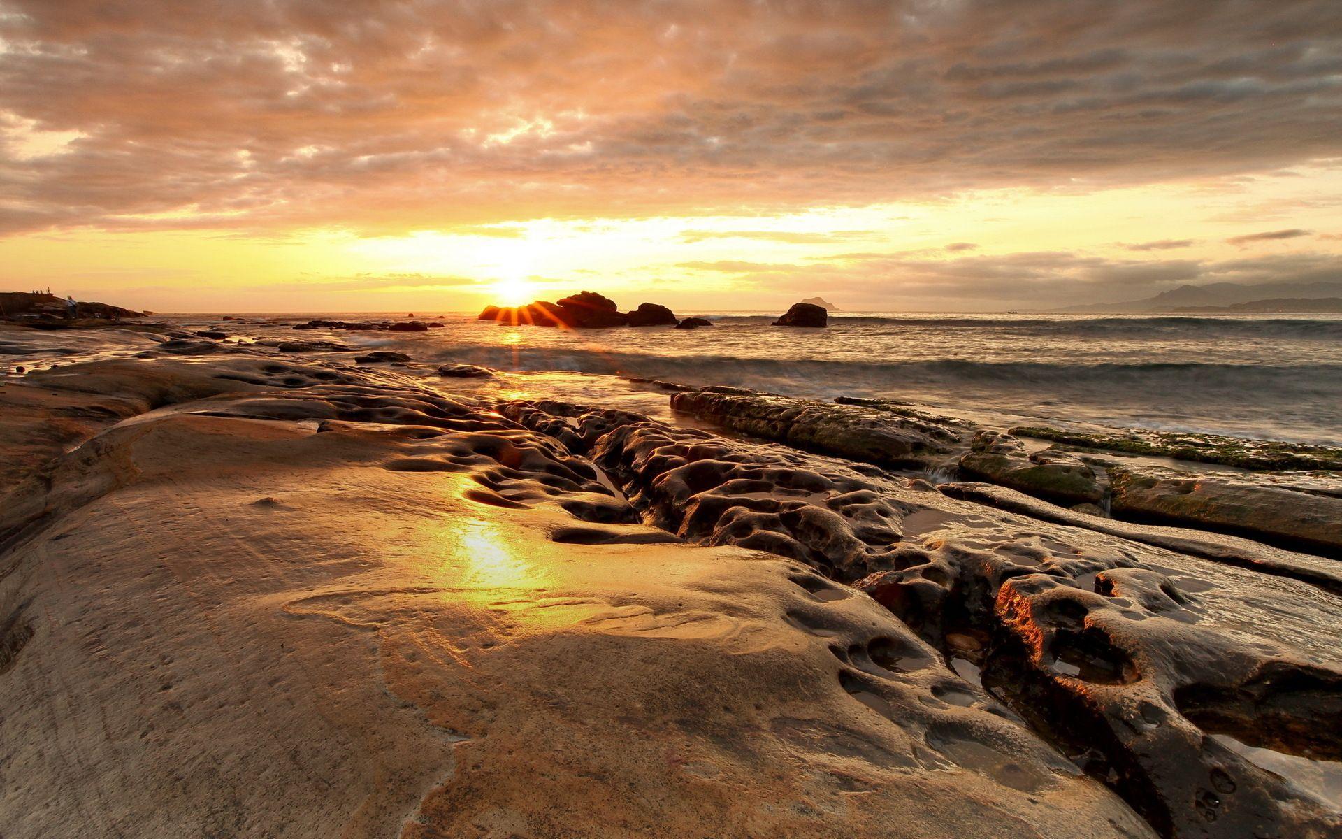 Golden Sunset Wallpapers - Top Free Golden Sunset Backgrounds ...