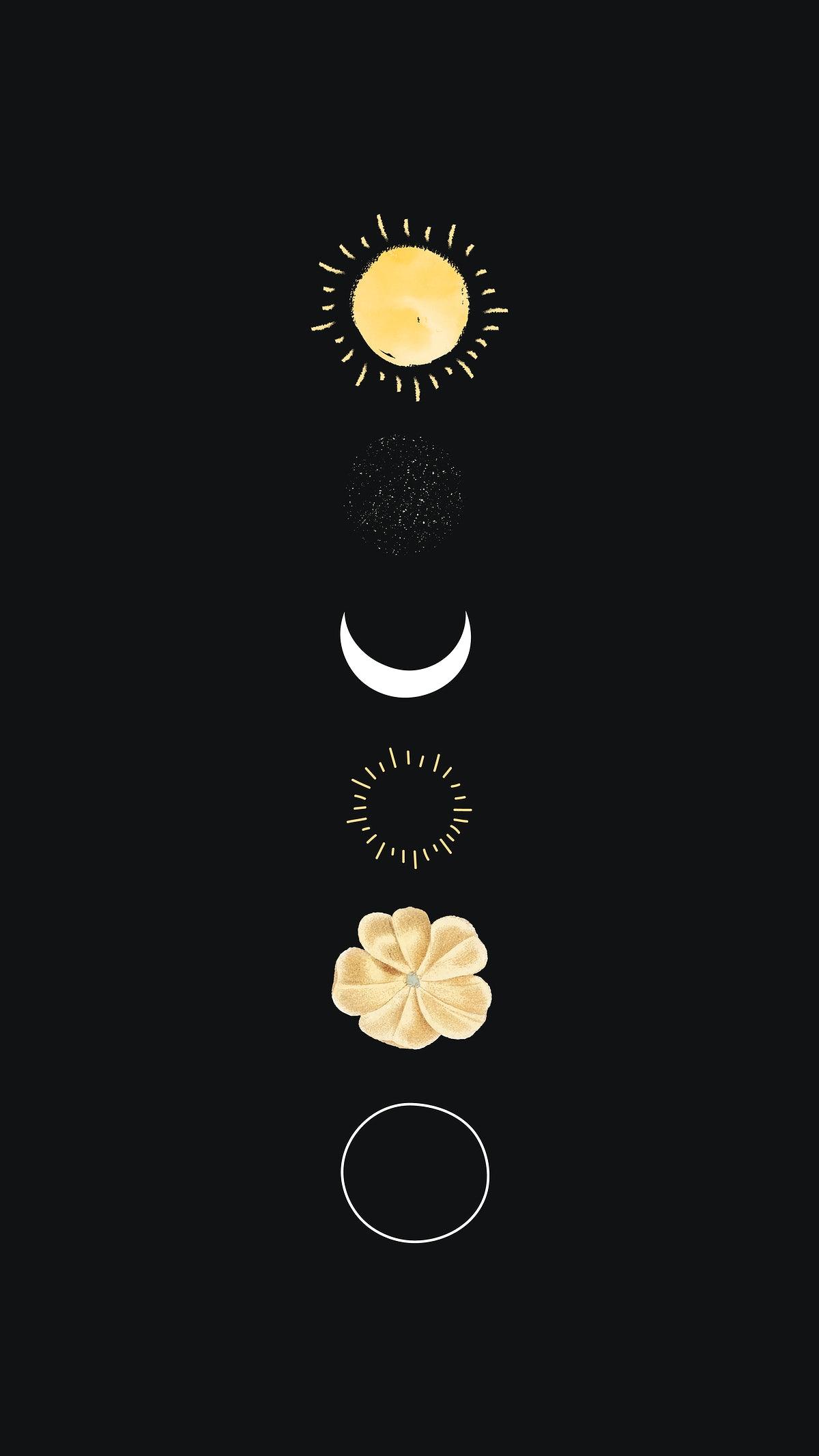 Flowers and Moon Wallpapers - Top Free Flowers and Moon Backgrounds ...