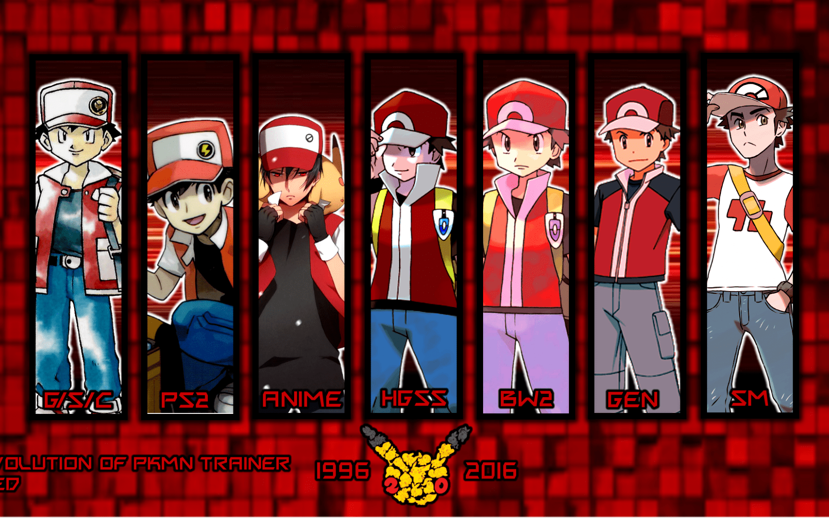 Pokemon Trainer Red Wallpapers - Top Free Pokemon Trainer Red ...