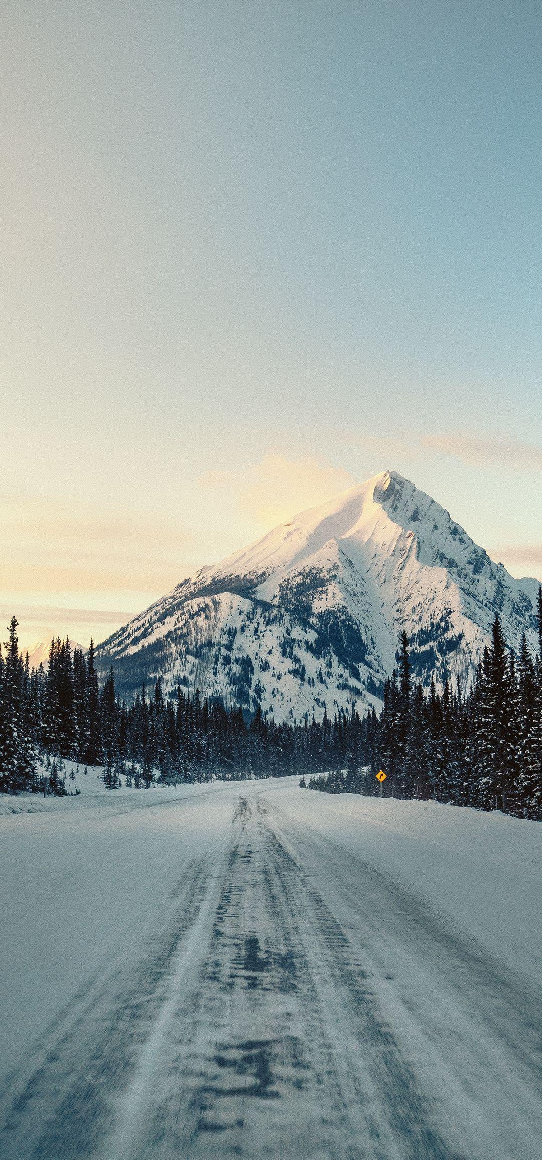 Winter Mountain Road Wallpapers - Top Free Winter Mountain Road ...