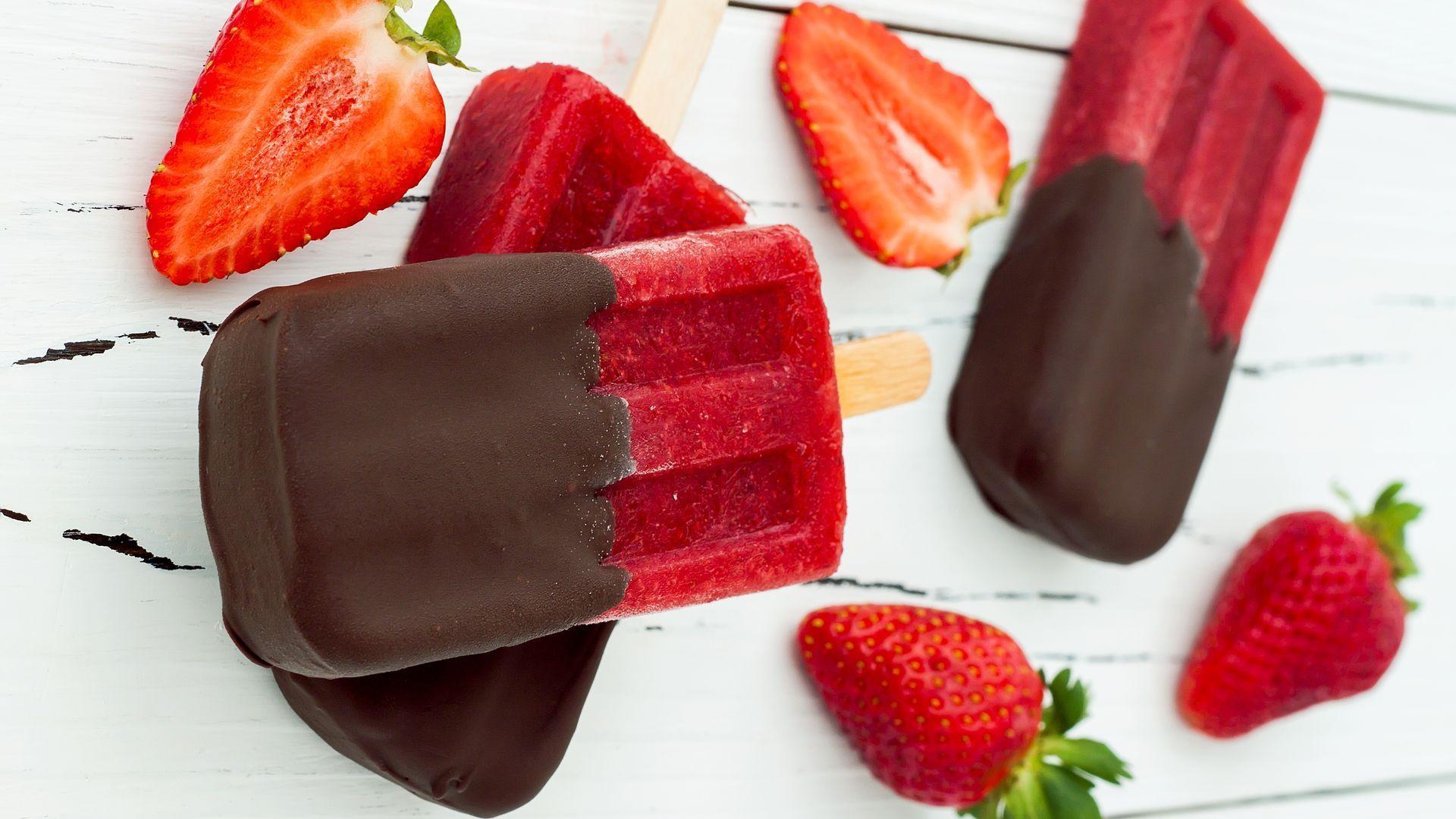 Chocolate Strawberry Wallpapers - Top Free Chocolate Strawberry ...