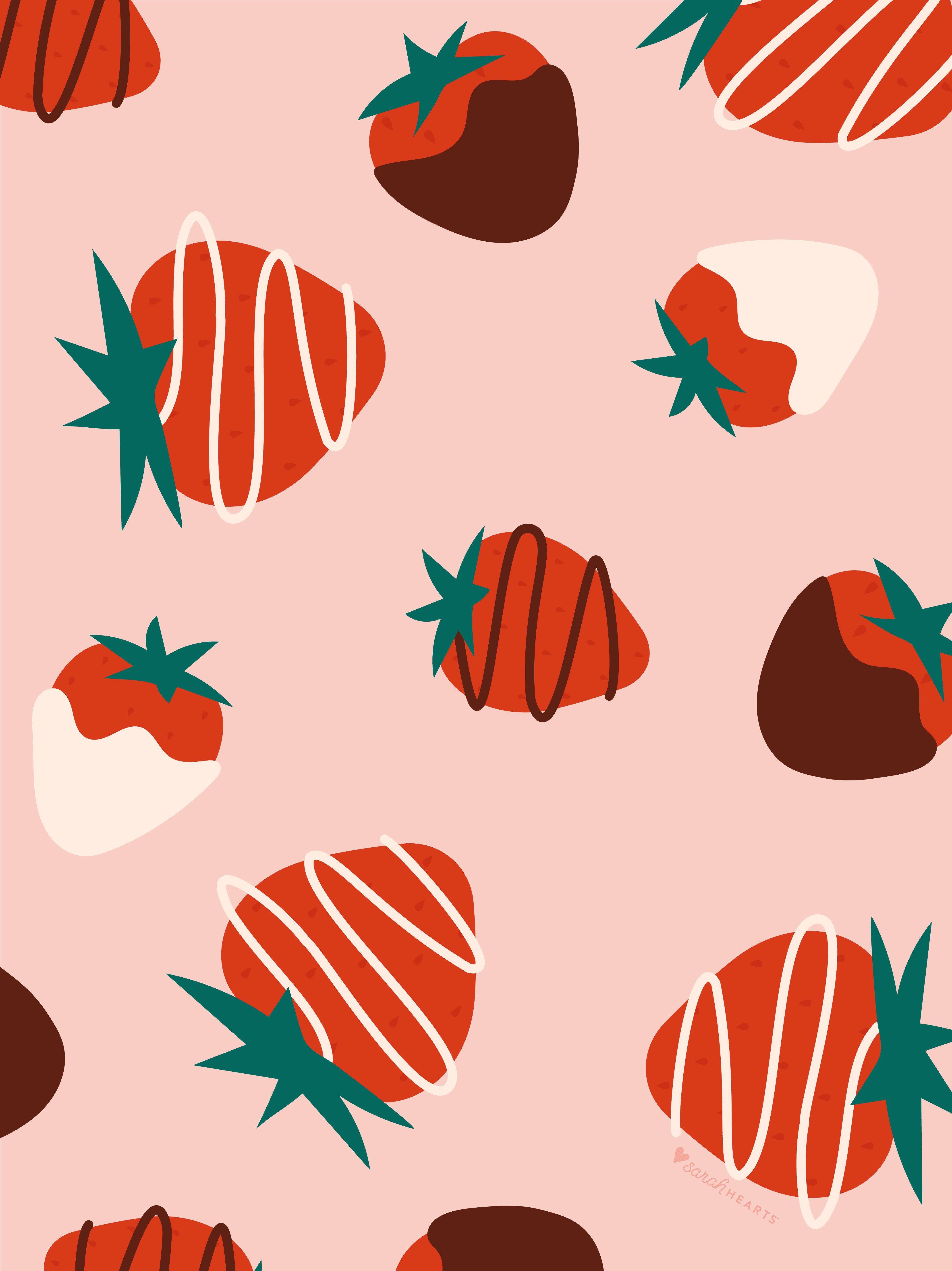 Chocolate Strawberry Wallpapers - Top Free Chocolate Strawberry ...