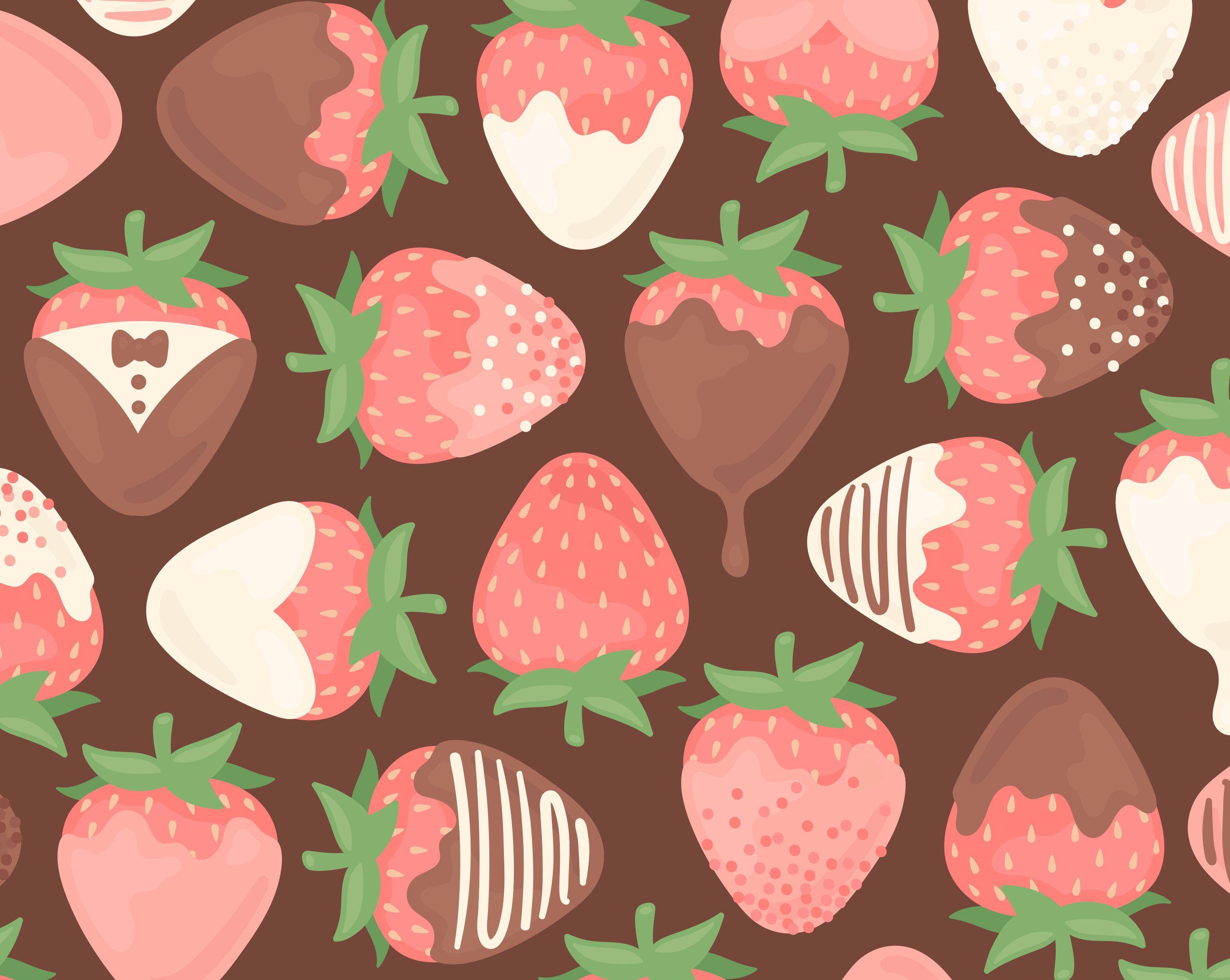 Chocolate Strawberry Wallpapers - Top Free Chocolate Strawberry ...