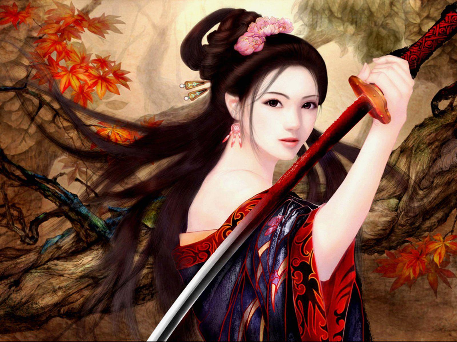 Samurai Girl Wallpapers - Top Free Samurai Girl Backgrounds ...