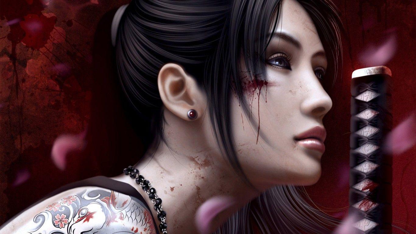 Samurai Girl Desktop Wallpapers - Top Free Samurai Girl Desktop ...