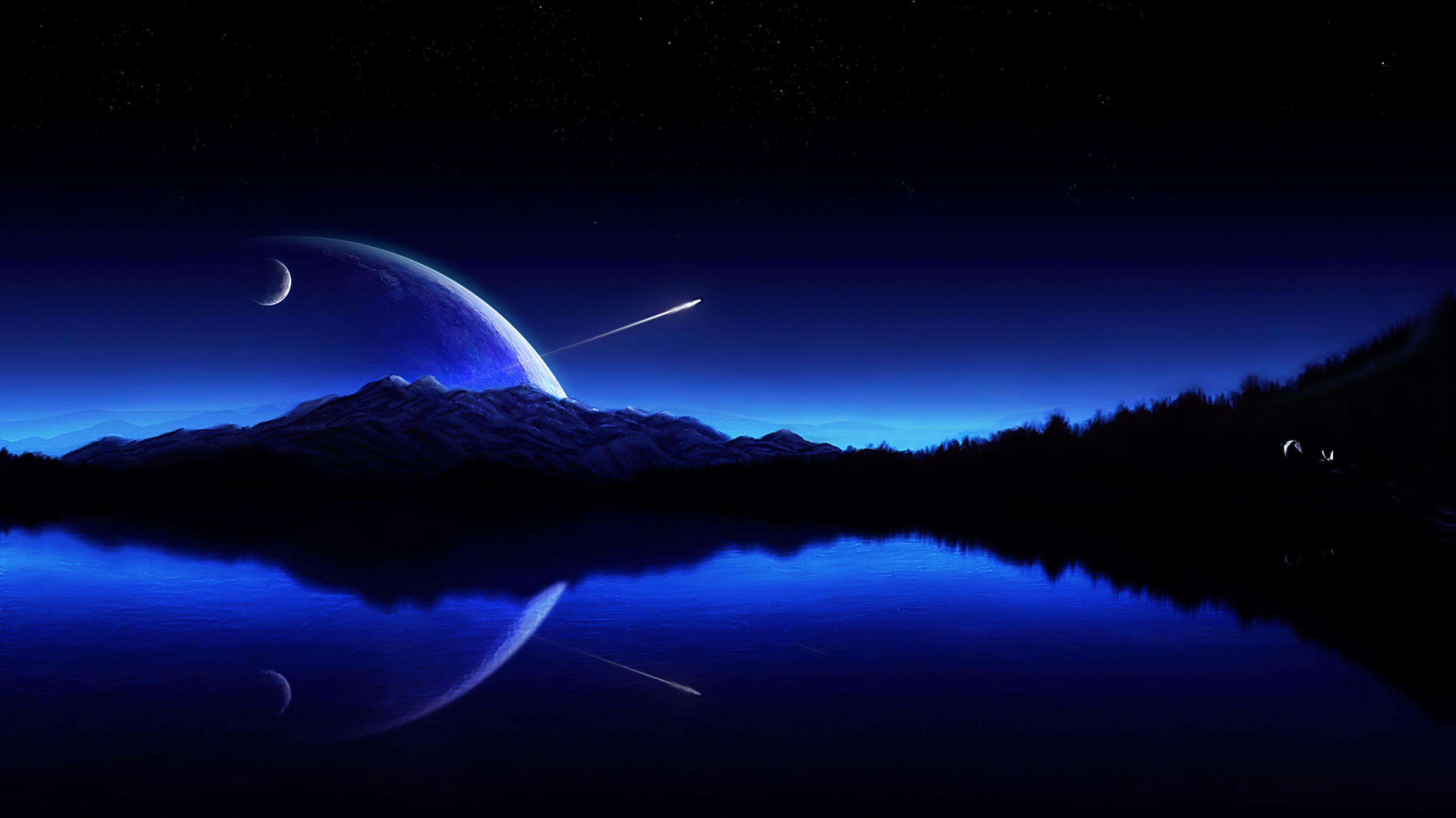 Blue Scenic Wallpapers - Top Free Blue Scenic Backgrounds - WallpaperAccess