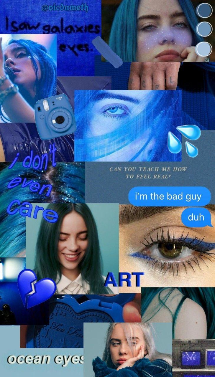 Billie Eilish Blue Wallpapers - Top Free Billie Eilish Blue Backgrounds ...