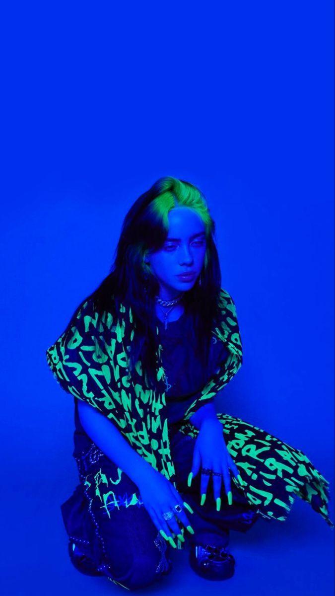 Billie Eilish Blue Wallpapers - Top Free Billie Eilish Blue Backgrounds ...