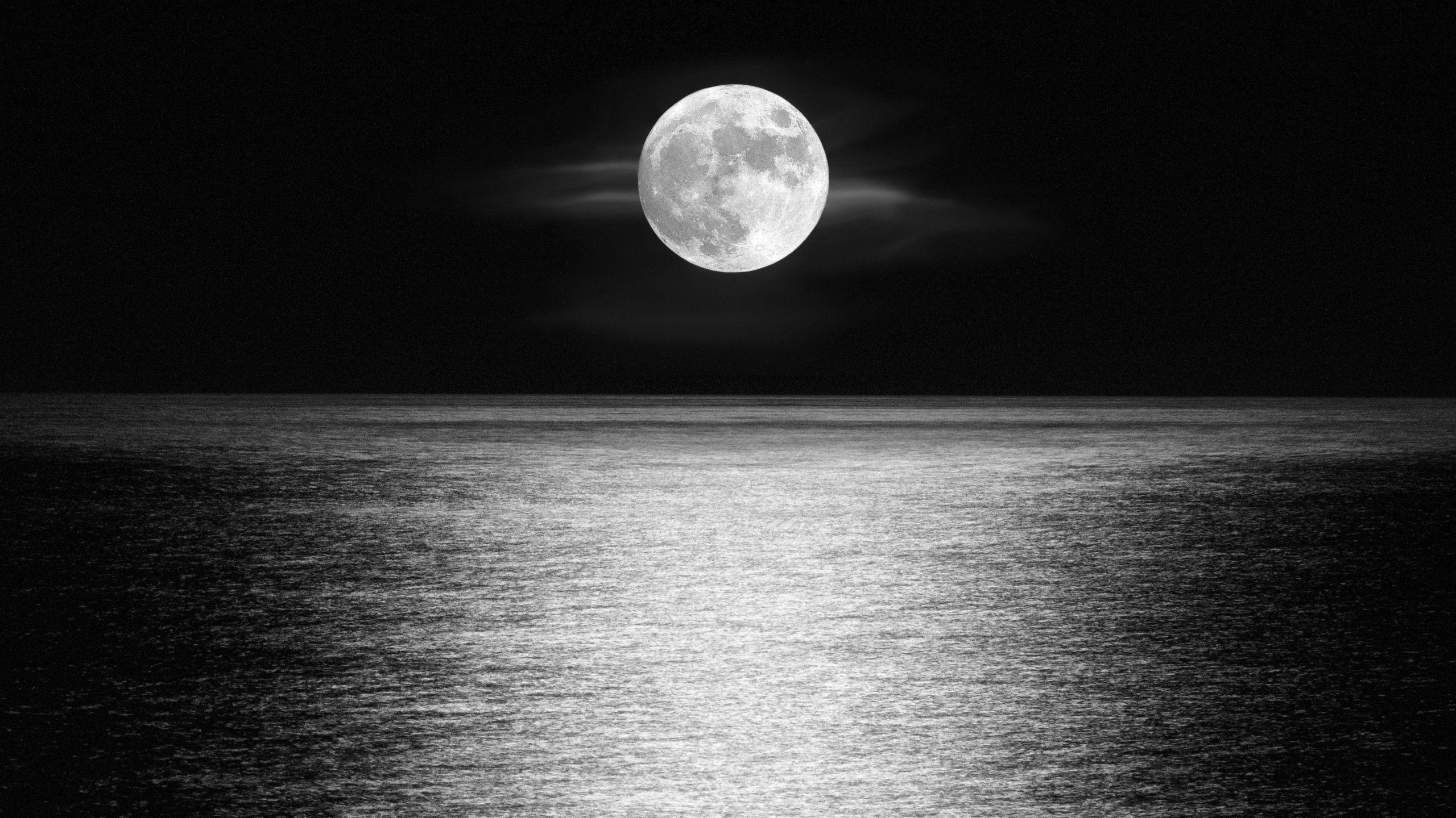 Sea Moon Wallpapers - Top Free Sea Moon Backgrounds - WallpaperAccess