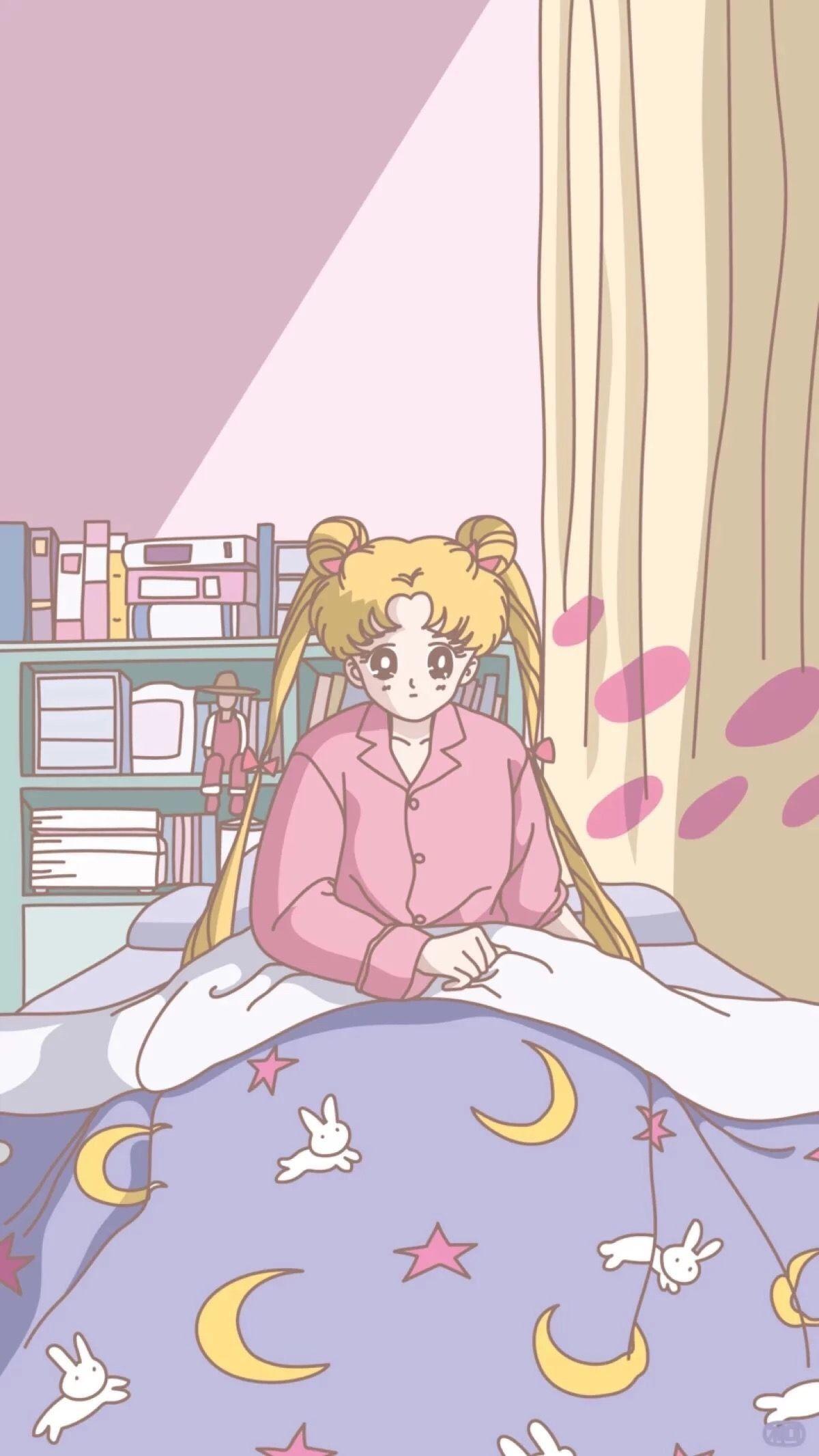 Aesthetic Sailor Moon Phone Wallpapers Top Free Aesthetic Sailor Moon Phone Backgrounds