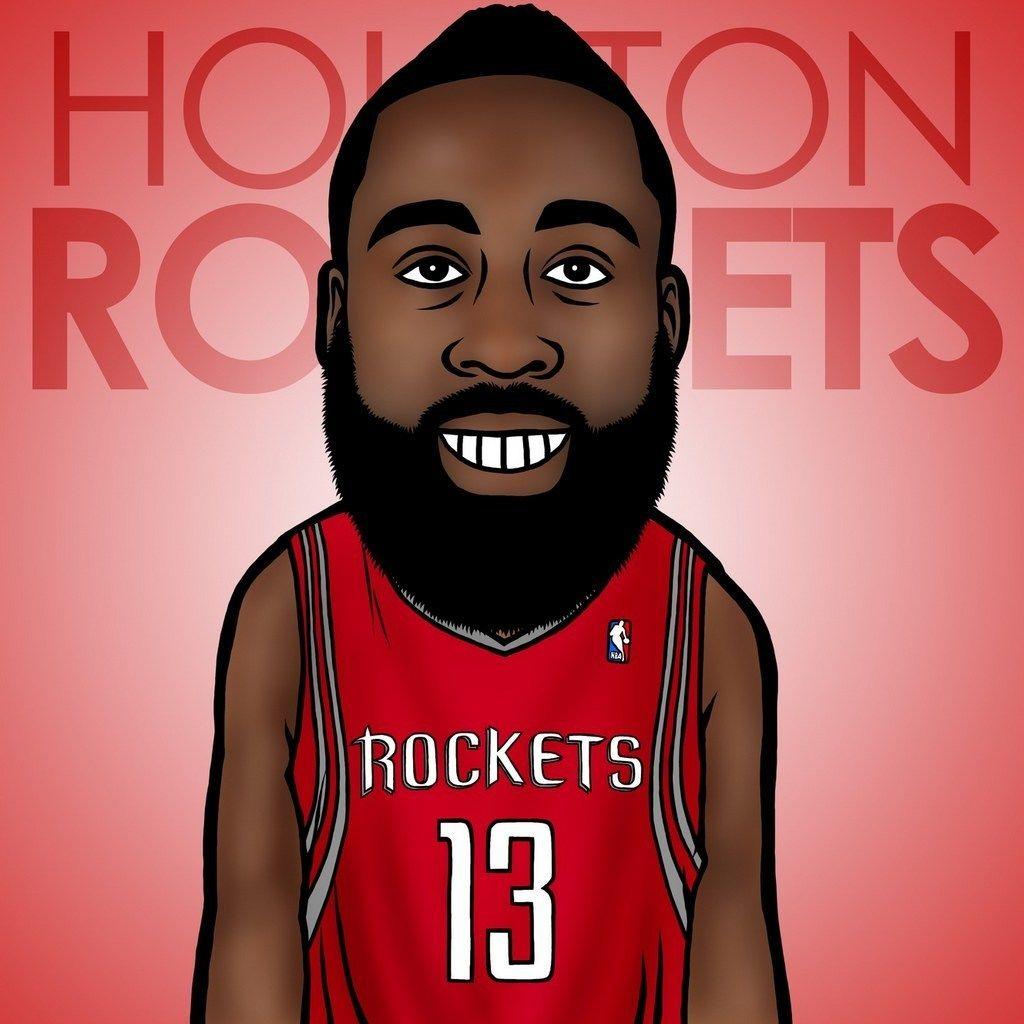 James Harden Cartoon Wallpapers - Top Free James Harden Cartoon ...
