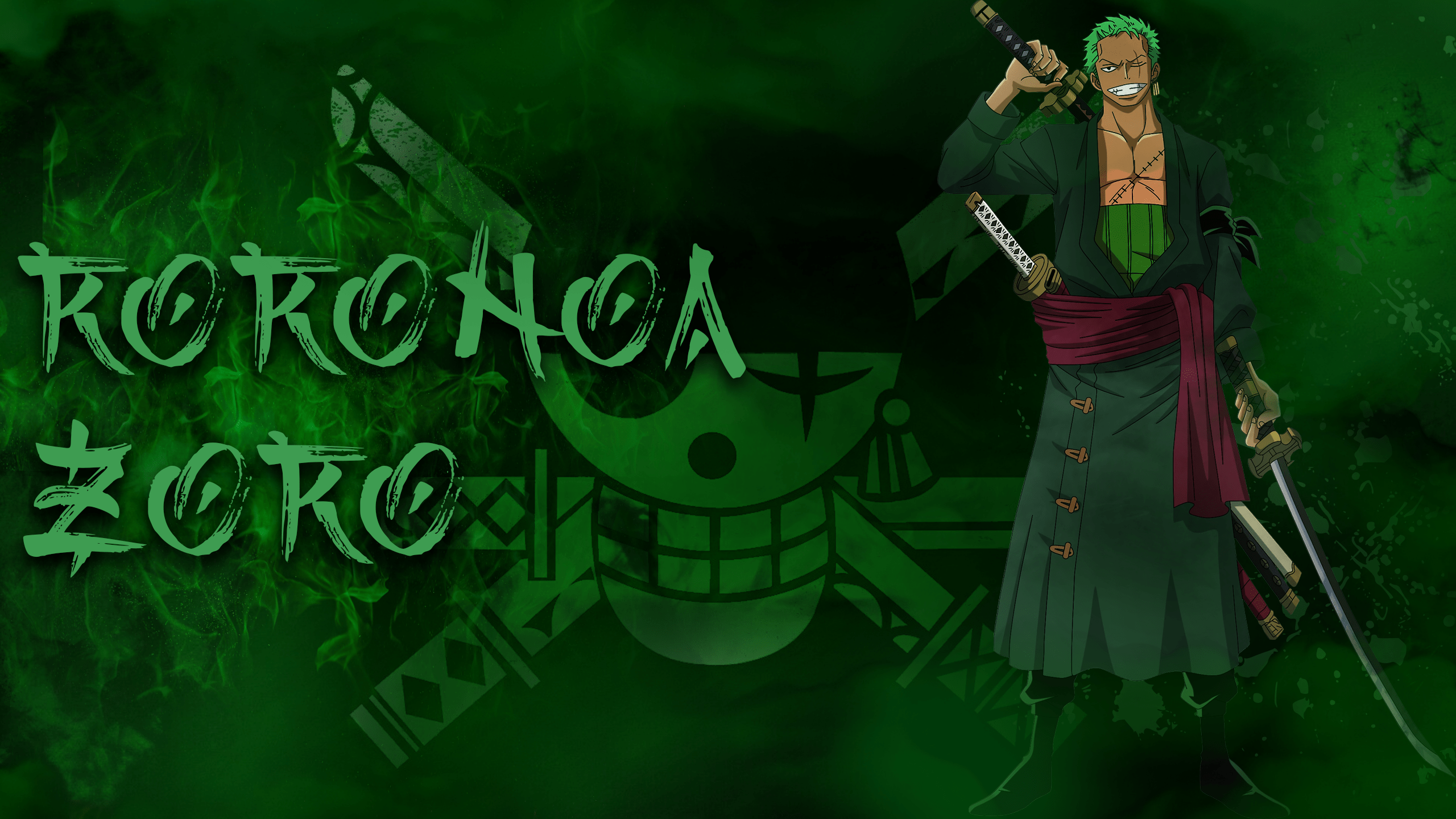 Zoro Green Wallpapers - Top Free Zoro Green Backgrounds - WallpaperAccess