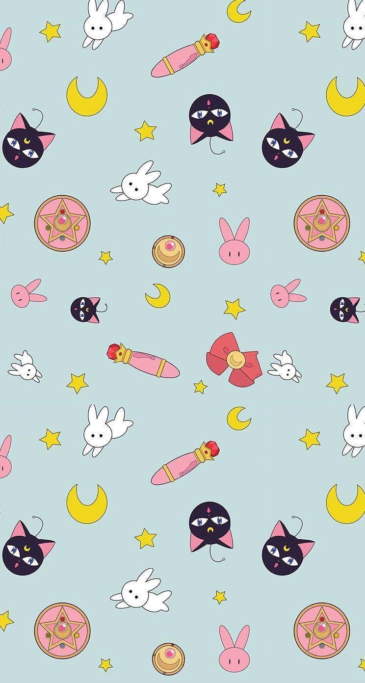 Sailor Moon Pattern Wallpapers - Top Free Sailor Moon Pattern ...