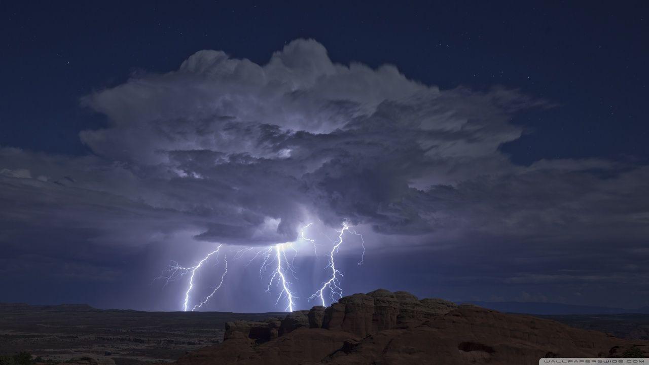 Desert Lightning Wallpapers - Top Free Desert Lightning Backgrounds ...